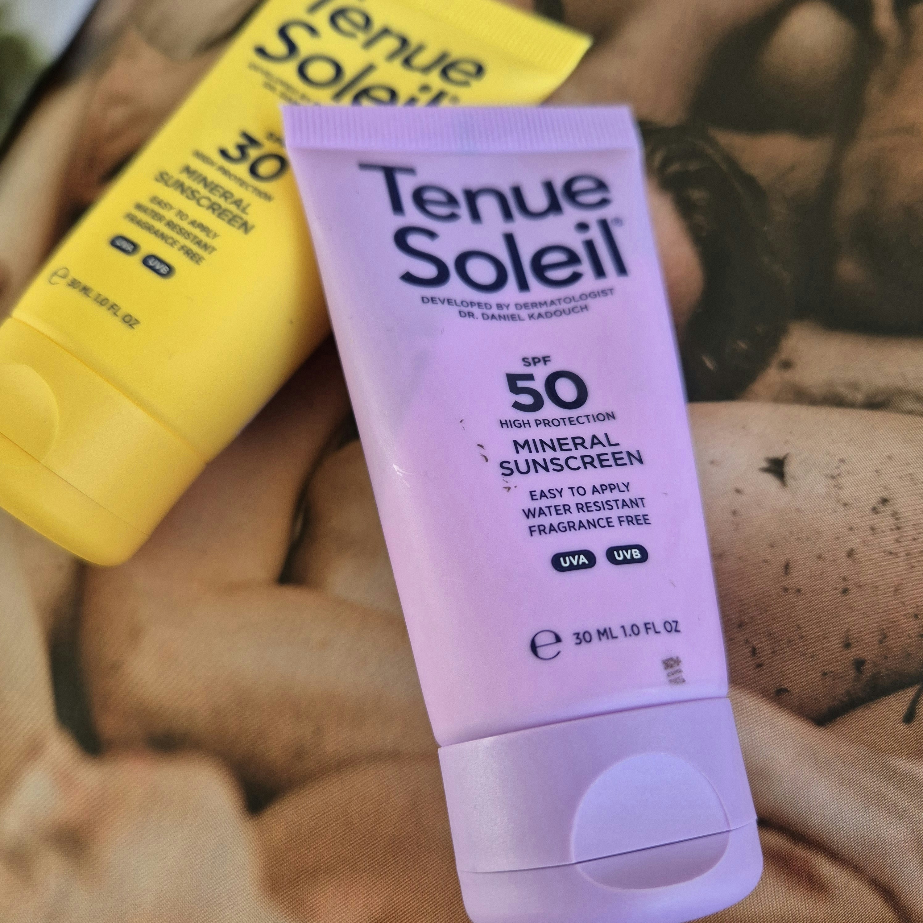 A close up of a sunscreen and a tube of lotion photo – Free Sunscreen ...