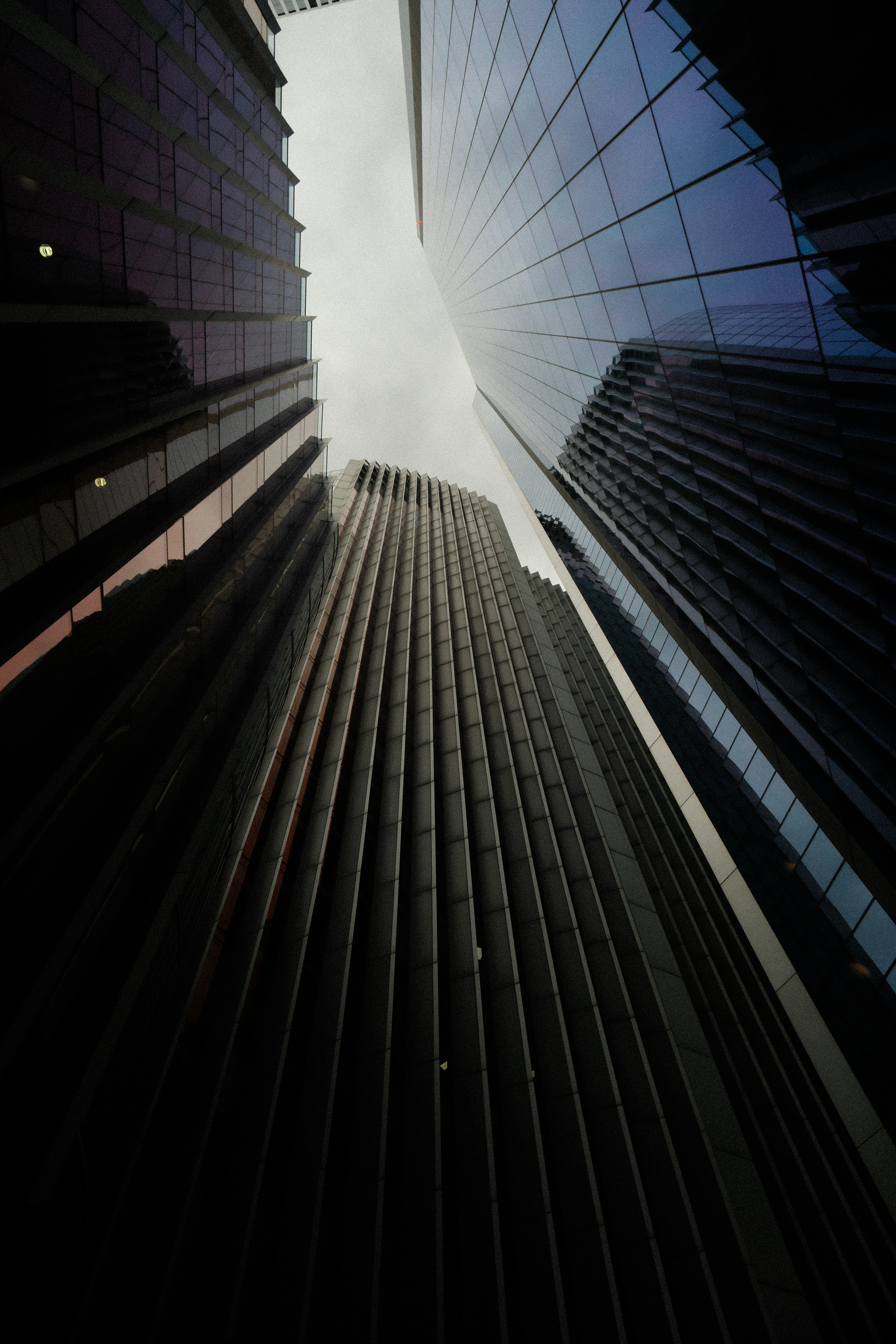 Looking up at tall buildings in a city photo – Free City of london ...