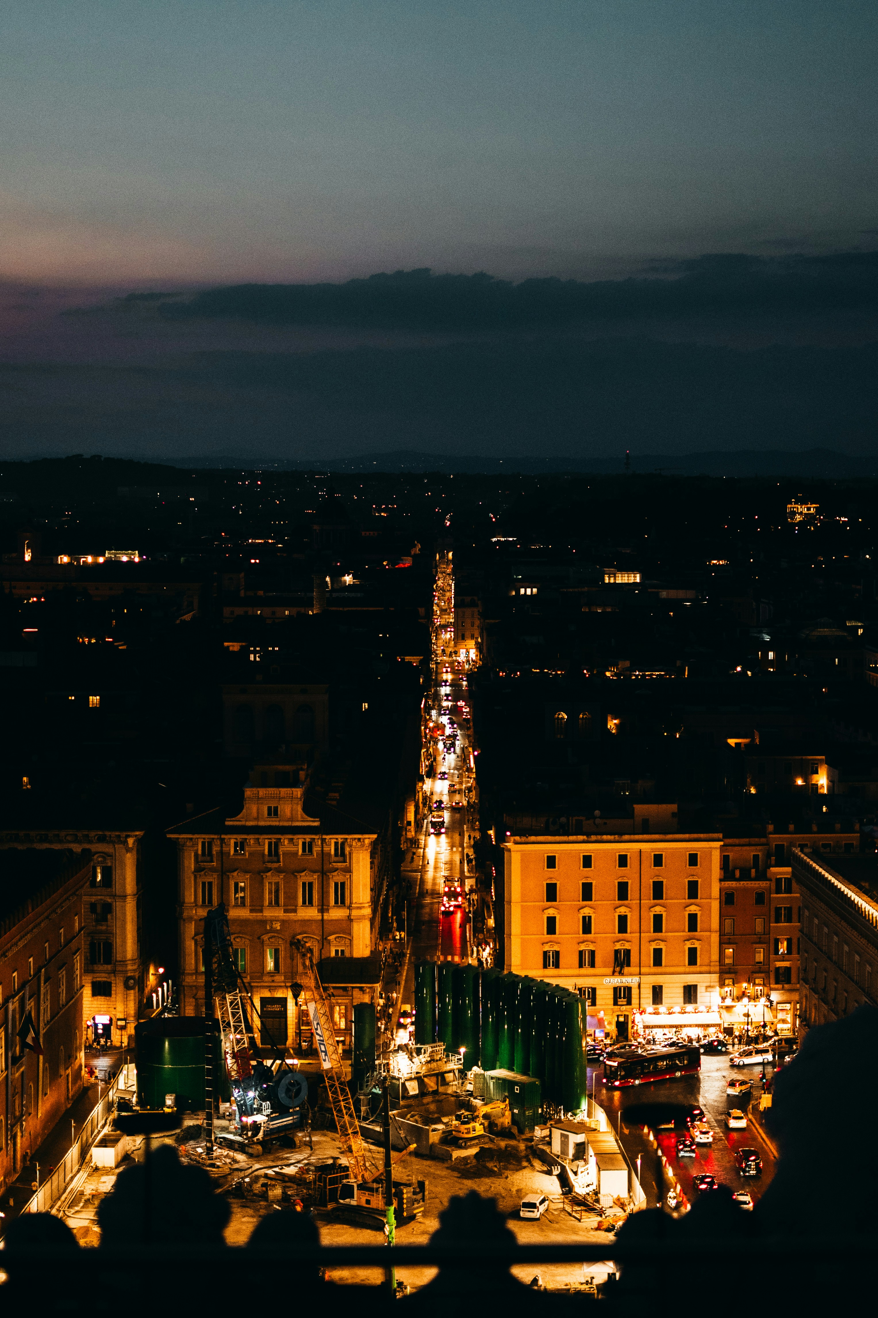 Midnight Spine: The Central Avenue of a City Under Construction