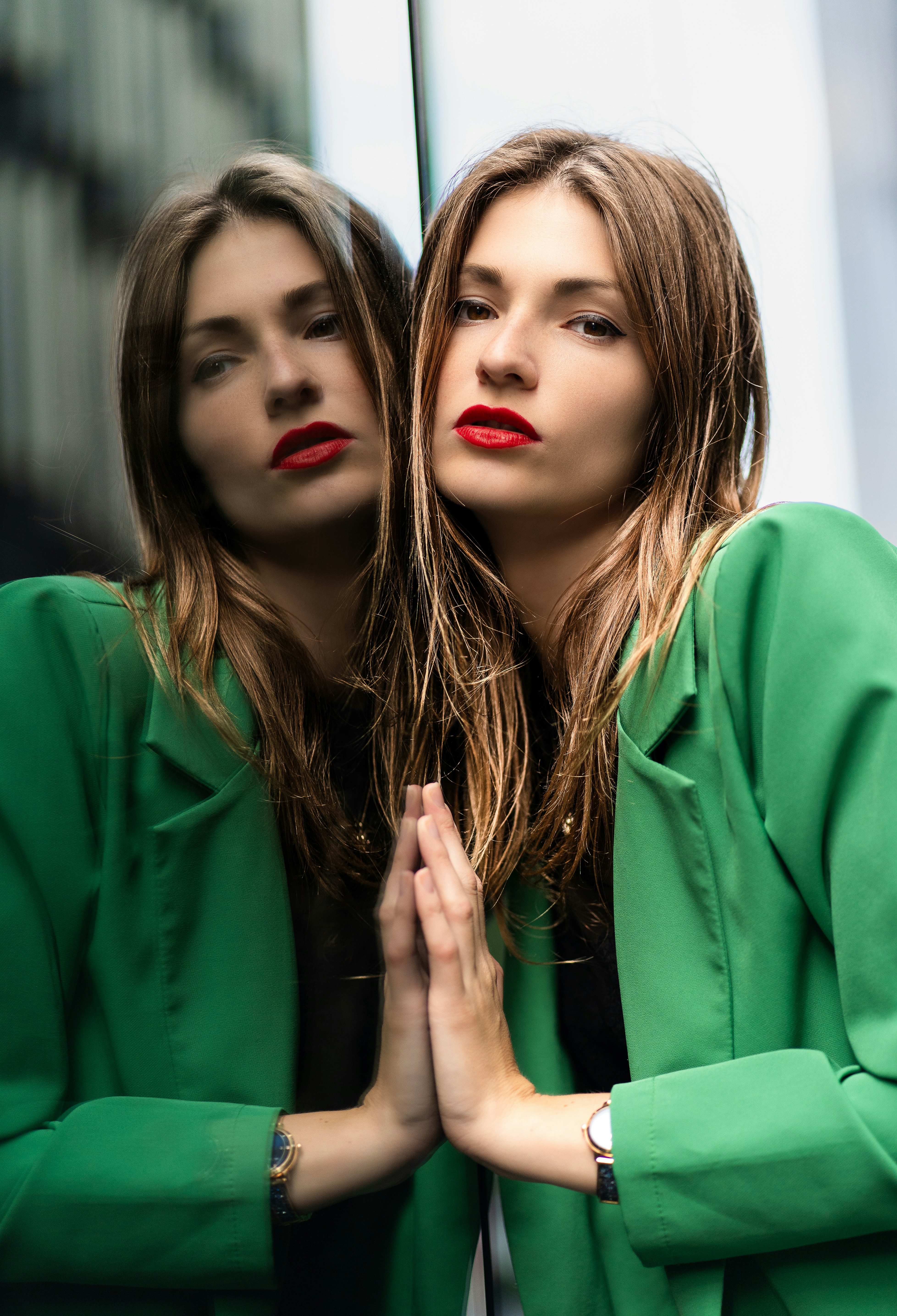 Two beautiful women standing next to each other photo – Free Cityscape ...