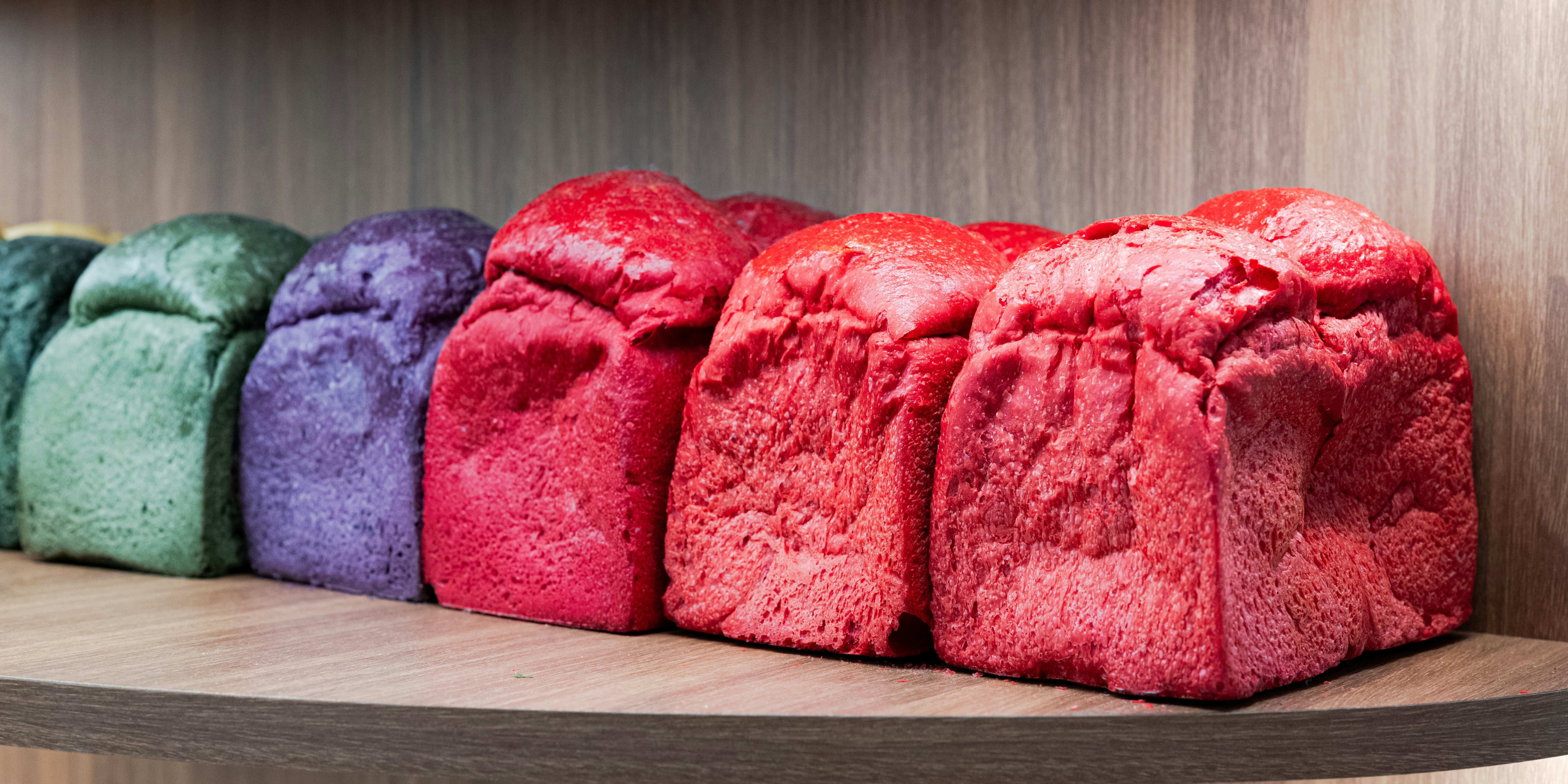 Rainbow Row of Modeling Clay Blocks: Texture and Hue on Wood