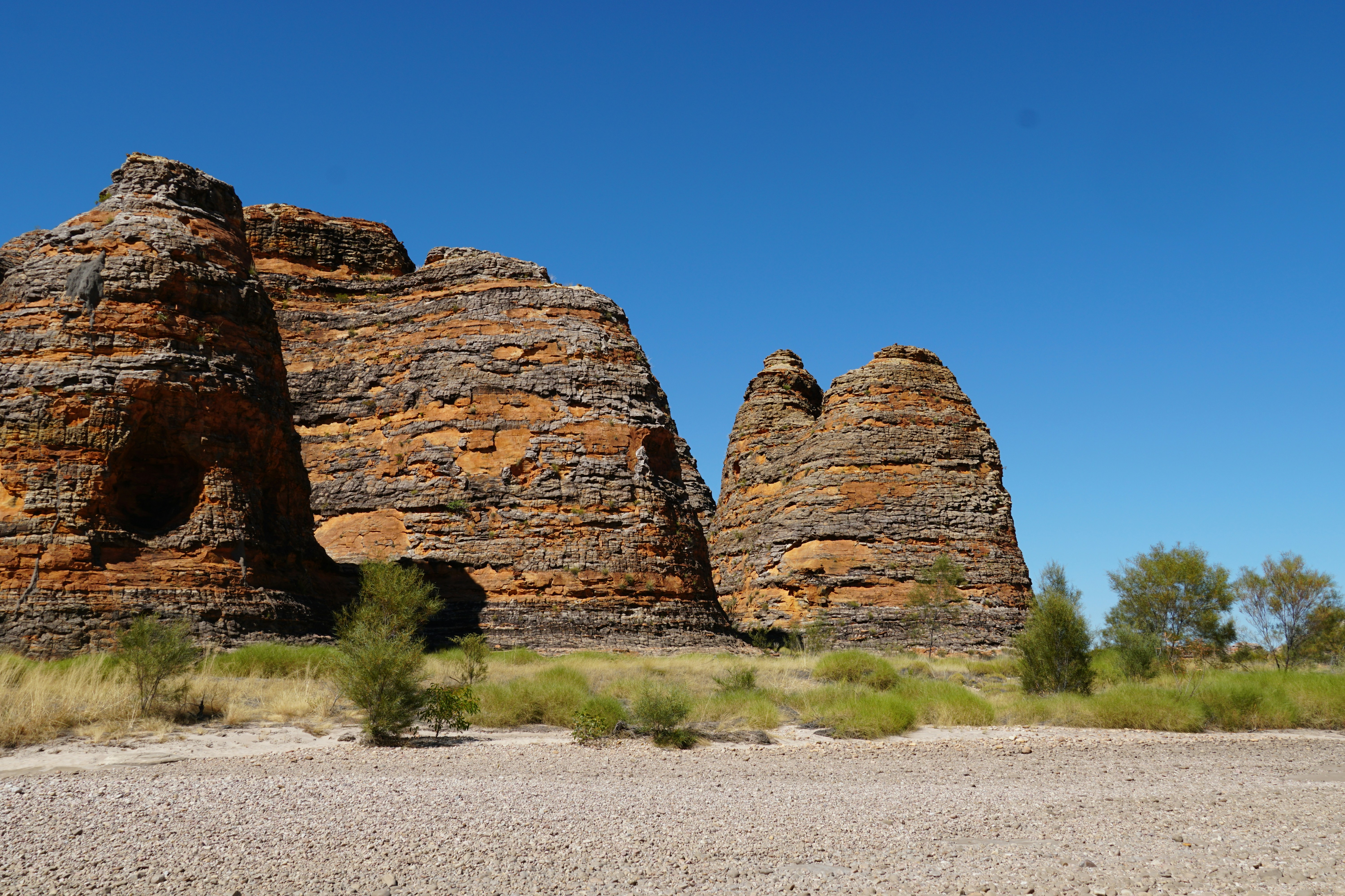 Walking through the bungle bungle national park