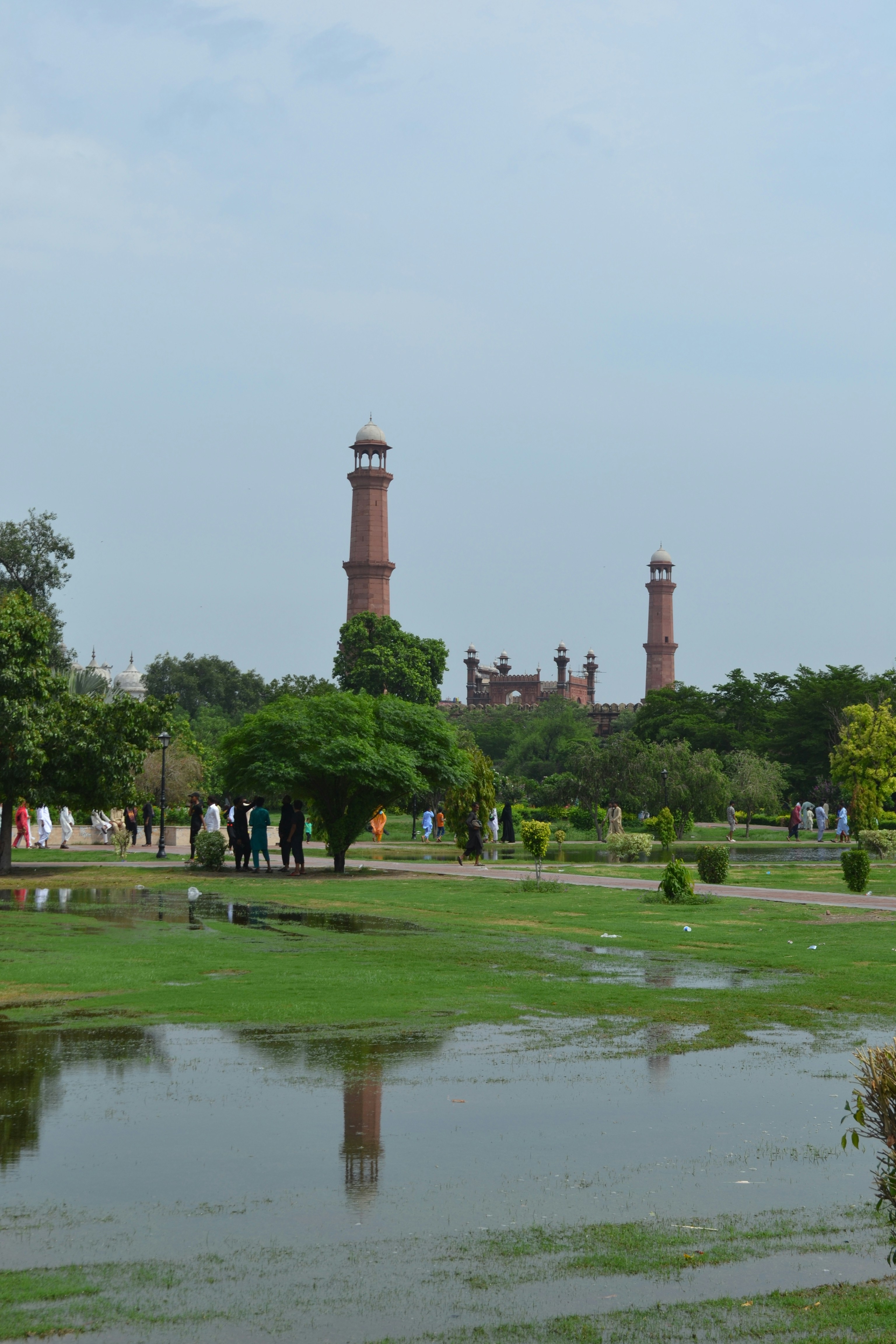 Red Fort Reflections: A Quiet Morning in the Mughal Gardens