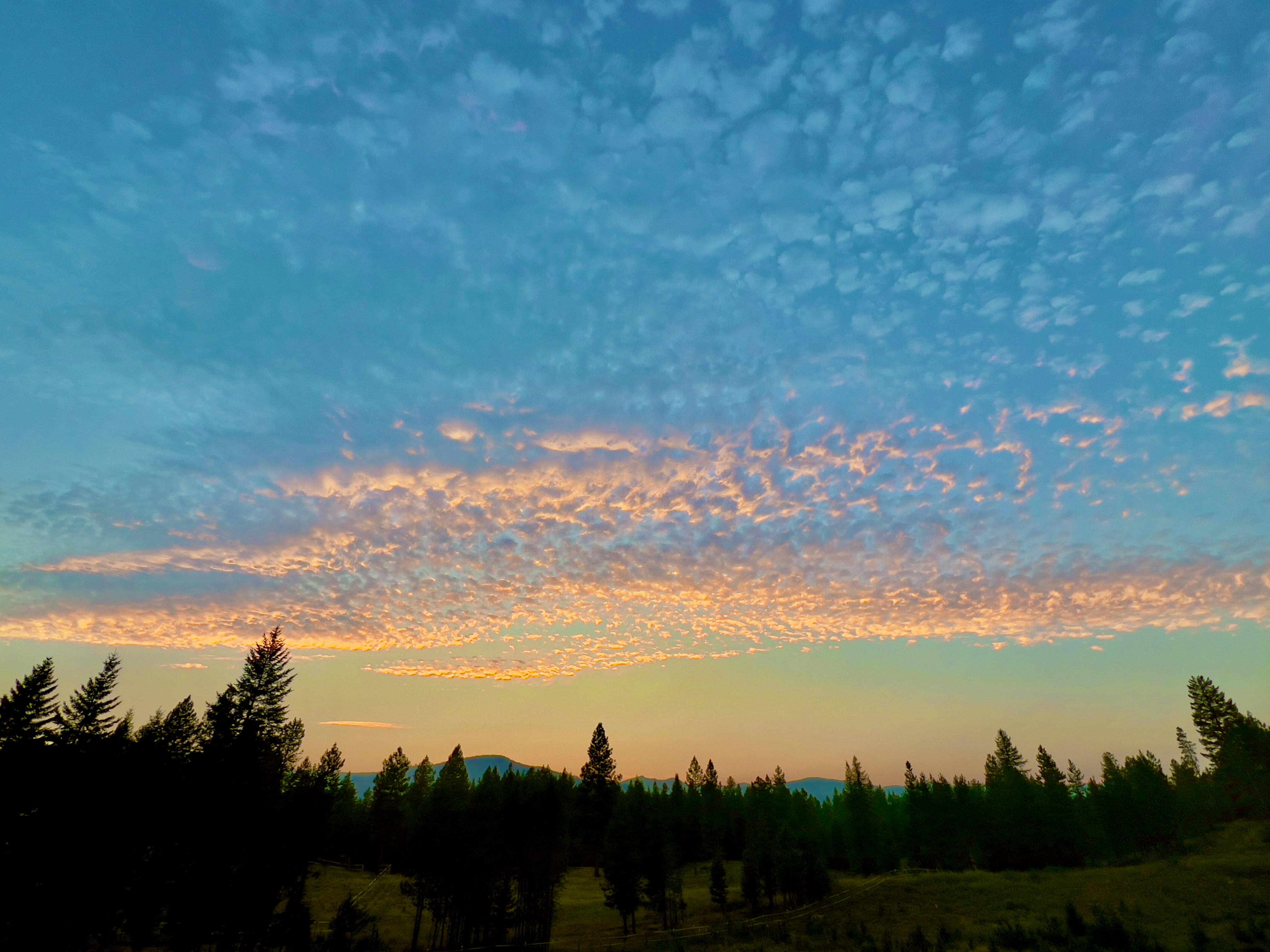 Sunset Quilt over Pine Ridge