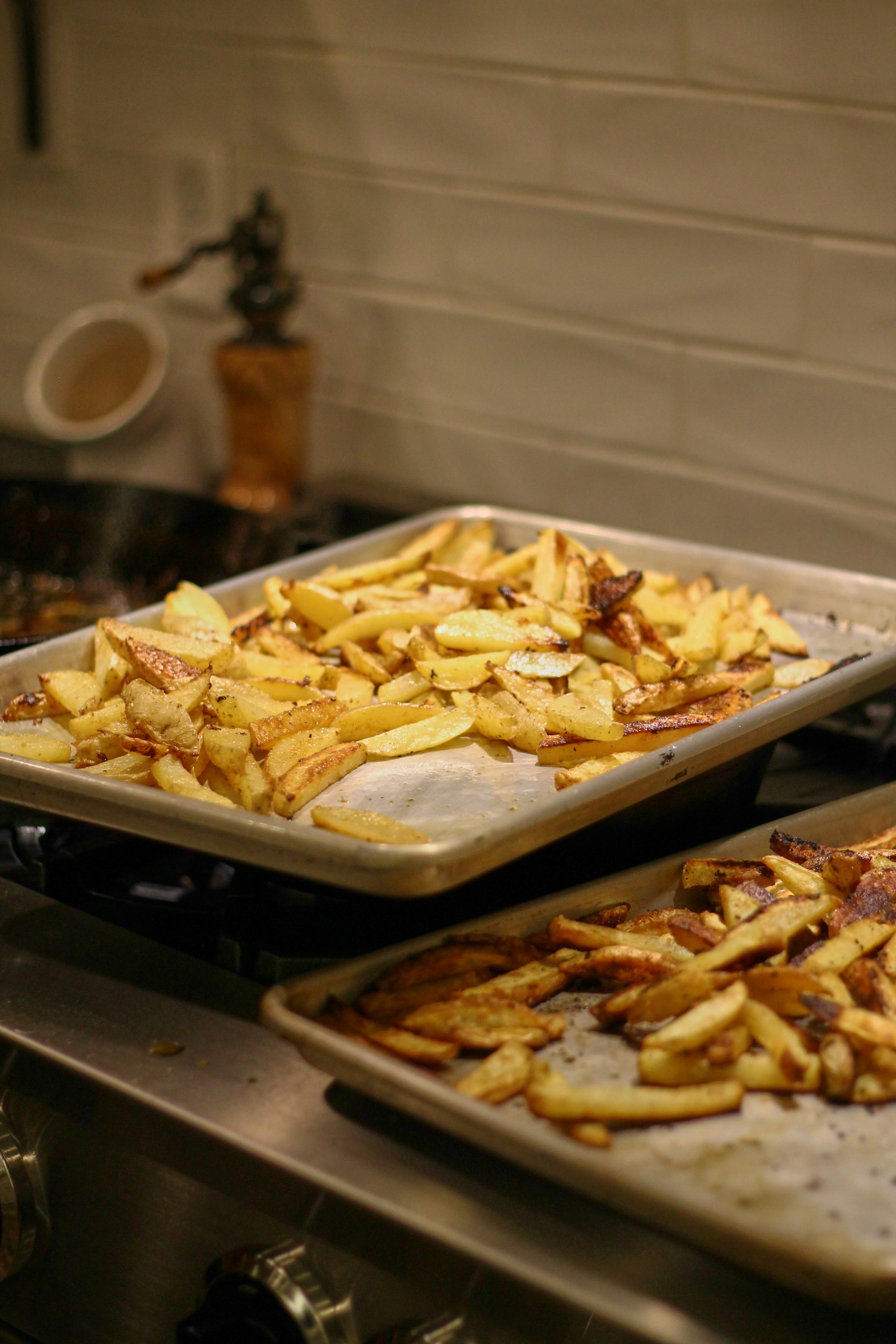 Golden Wedges on a Baking Sheet: Quiet Kitchen Crunch