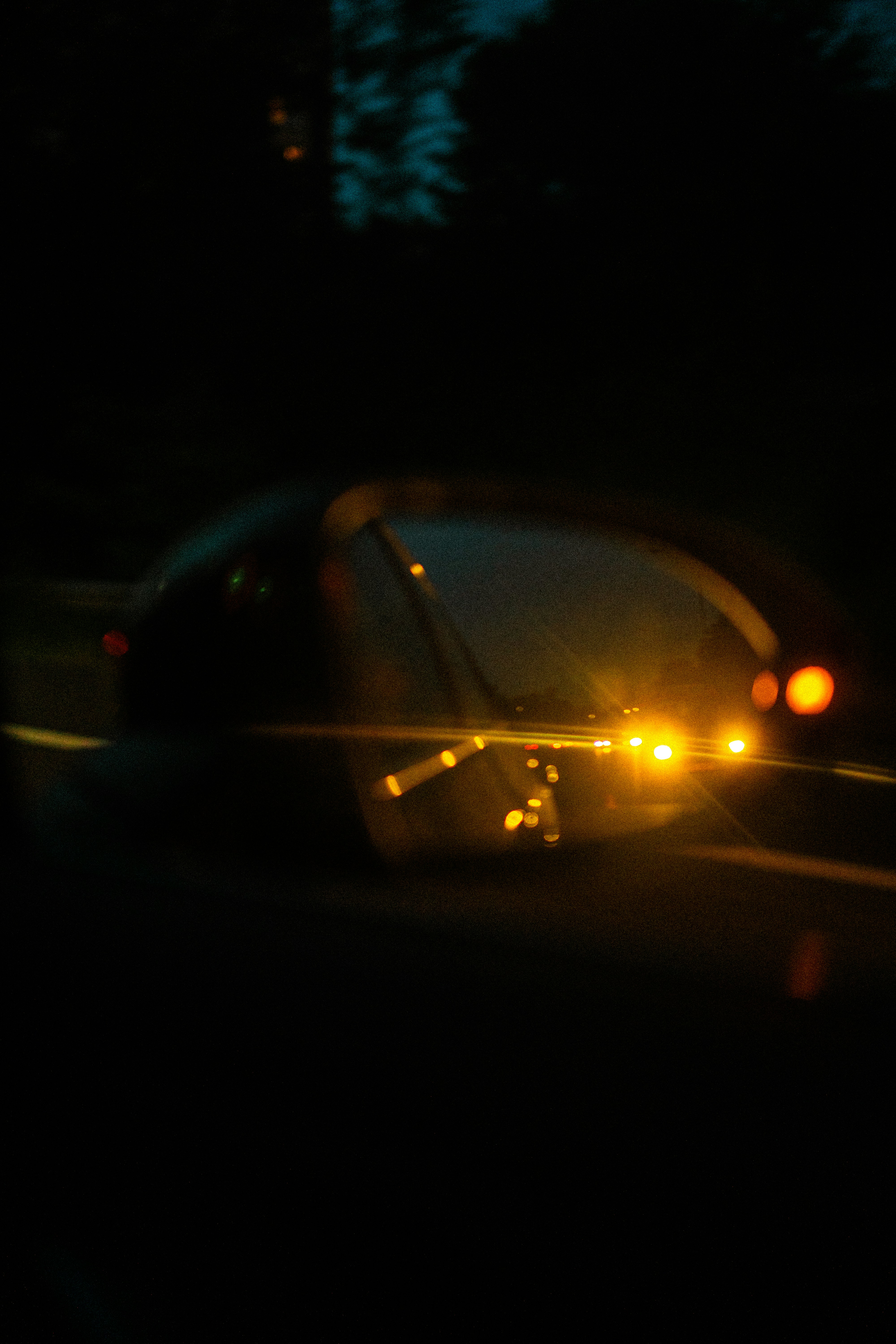 A car's rear view mirror at night time photo – Free Toulouse Image on ...