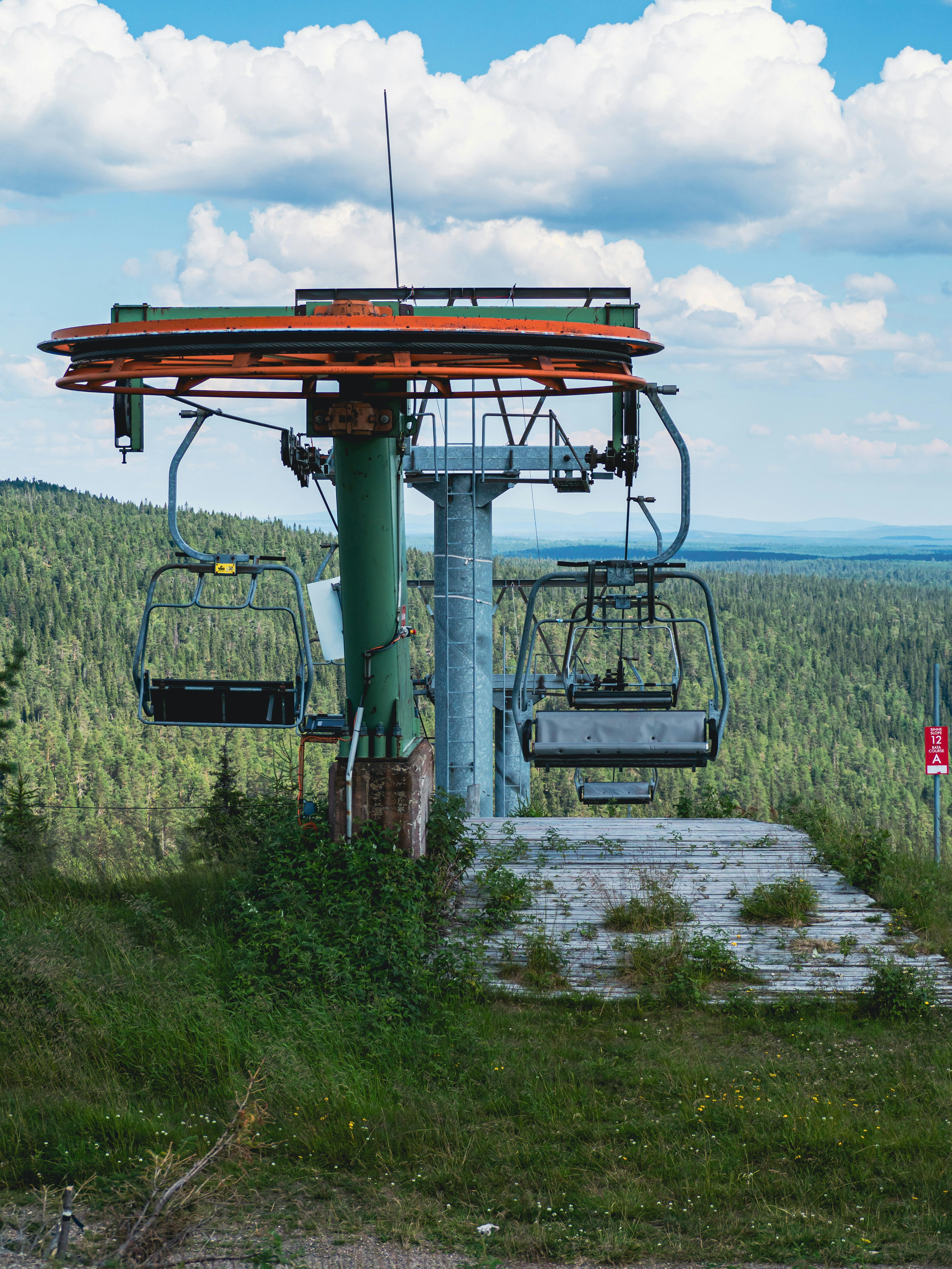 Deserted Summit Lift Overlook
