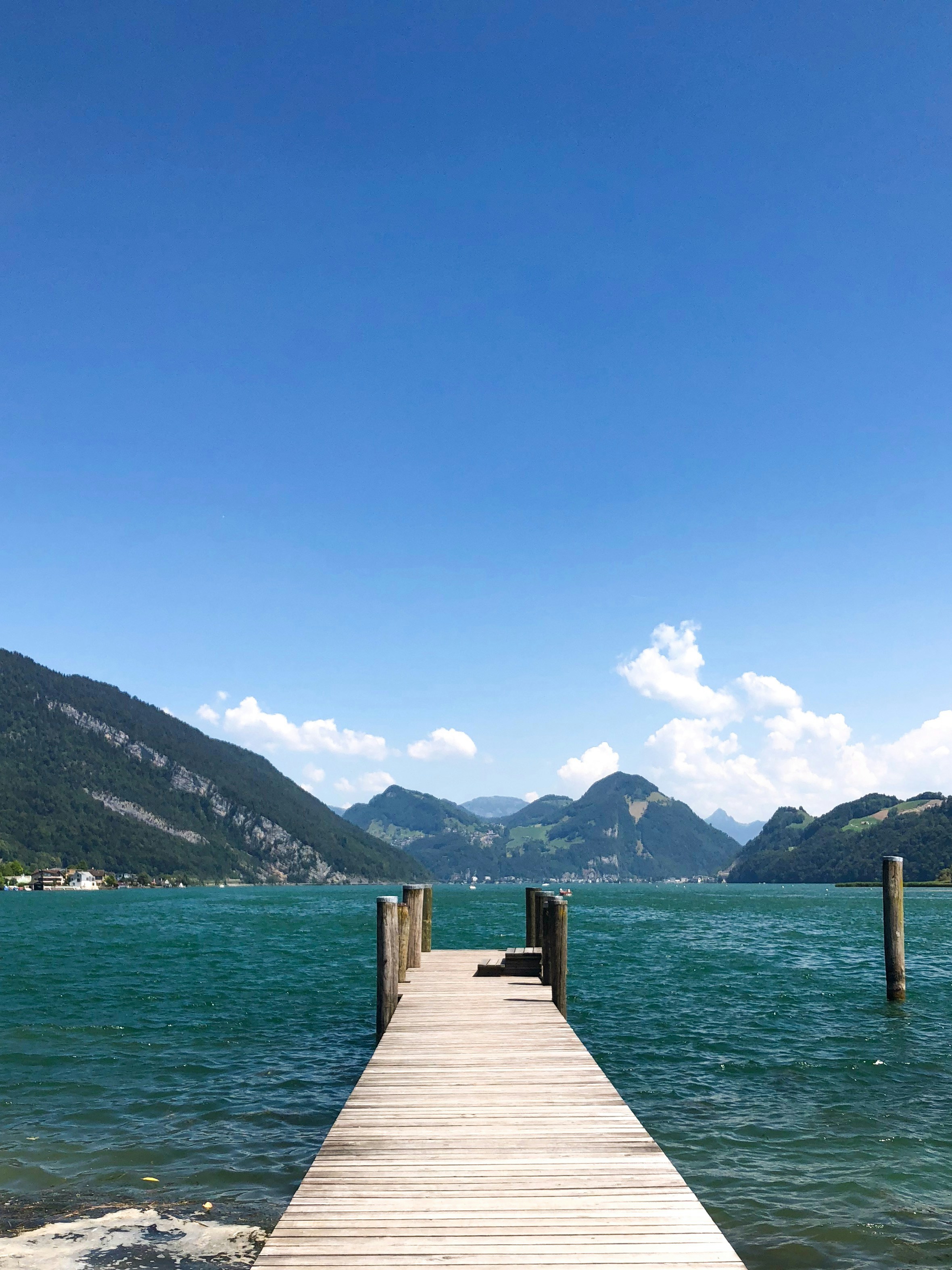 Journey to Tranquility: A Dock's Embrace with Nature