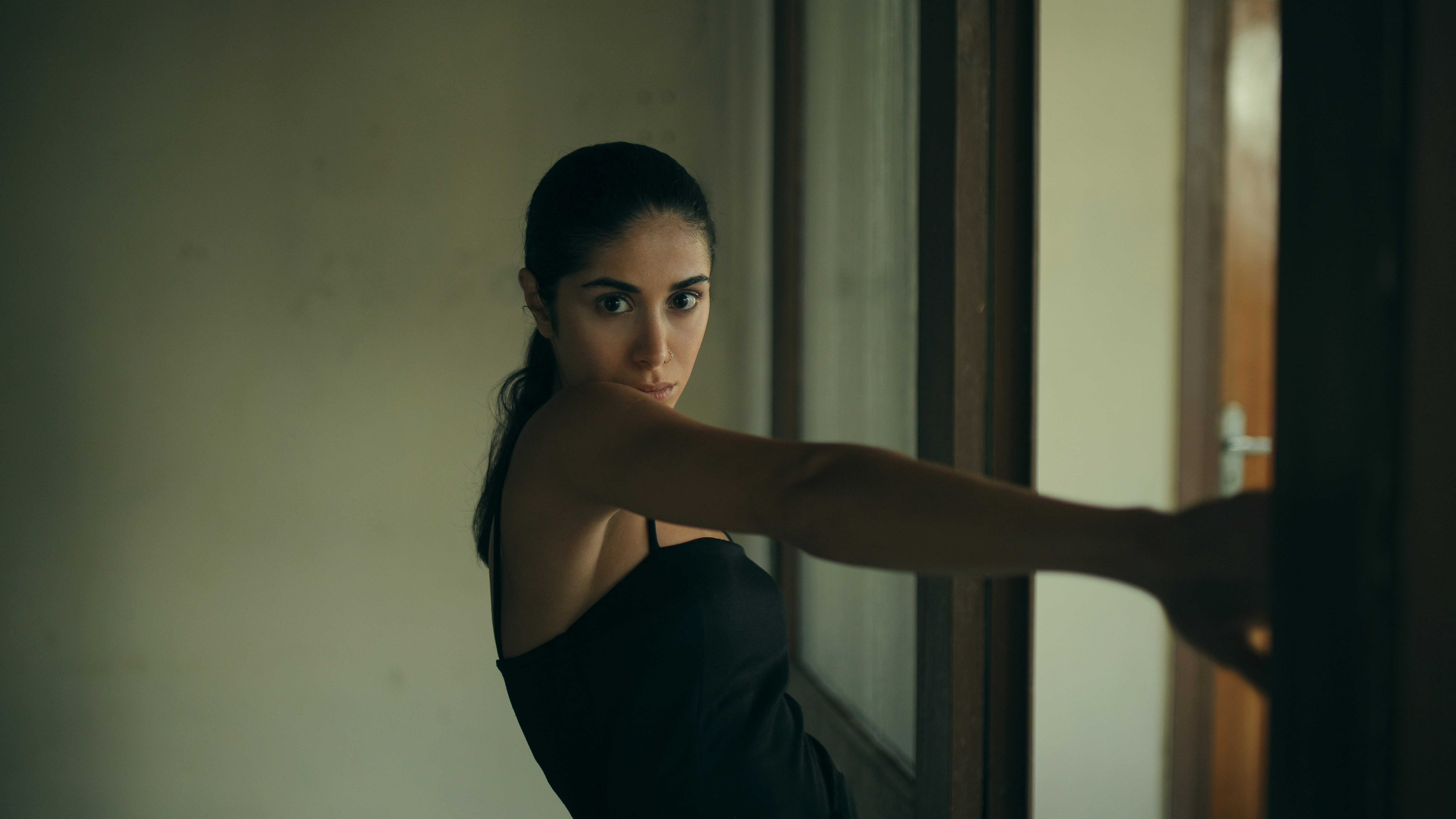 Window-Glow Portrait: A Quiet Gaze at the Threshold