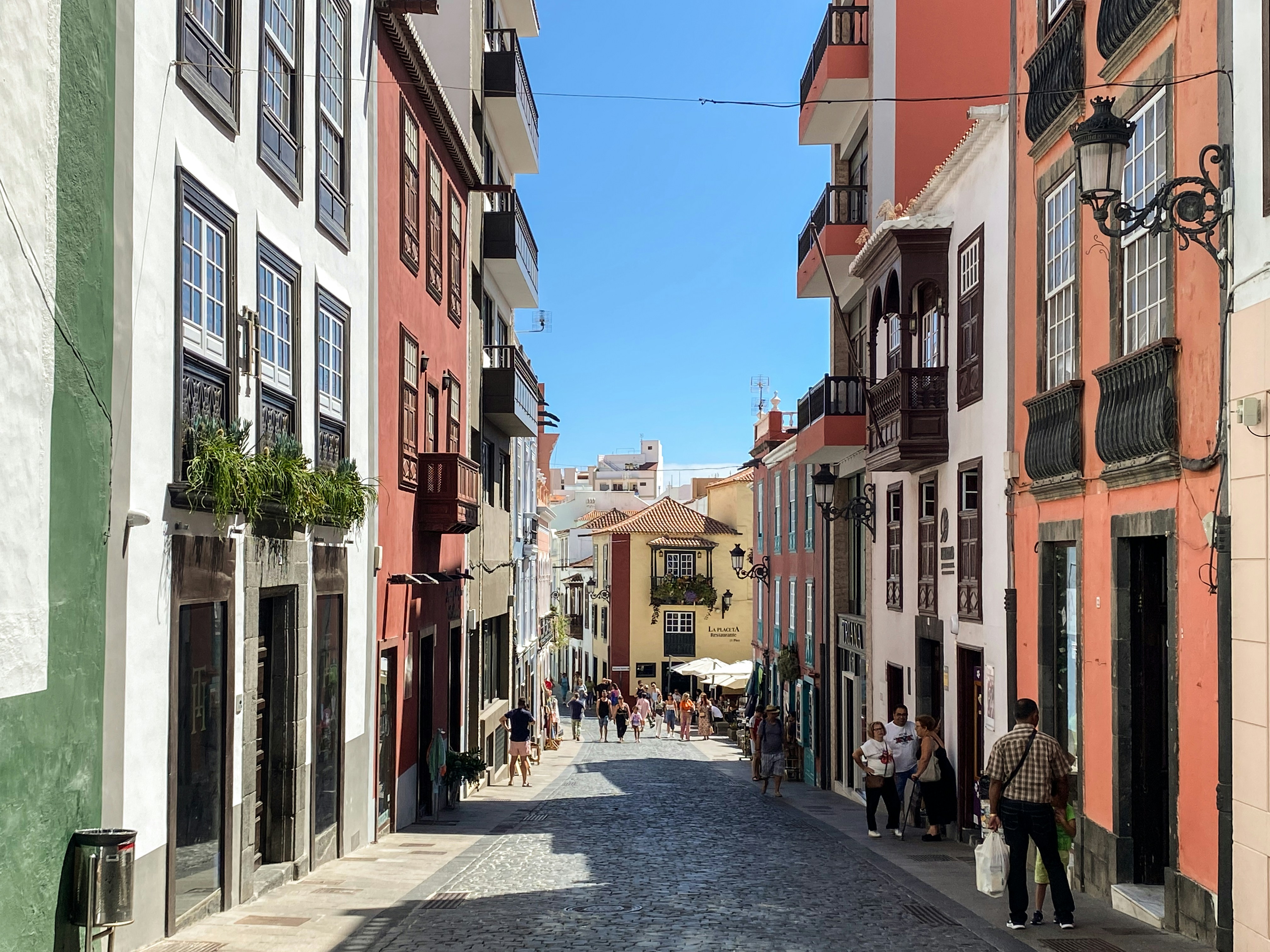 Calle Anselmo Perez de Brito in Santa Cruz de La Palma