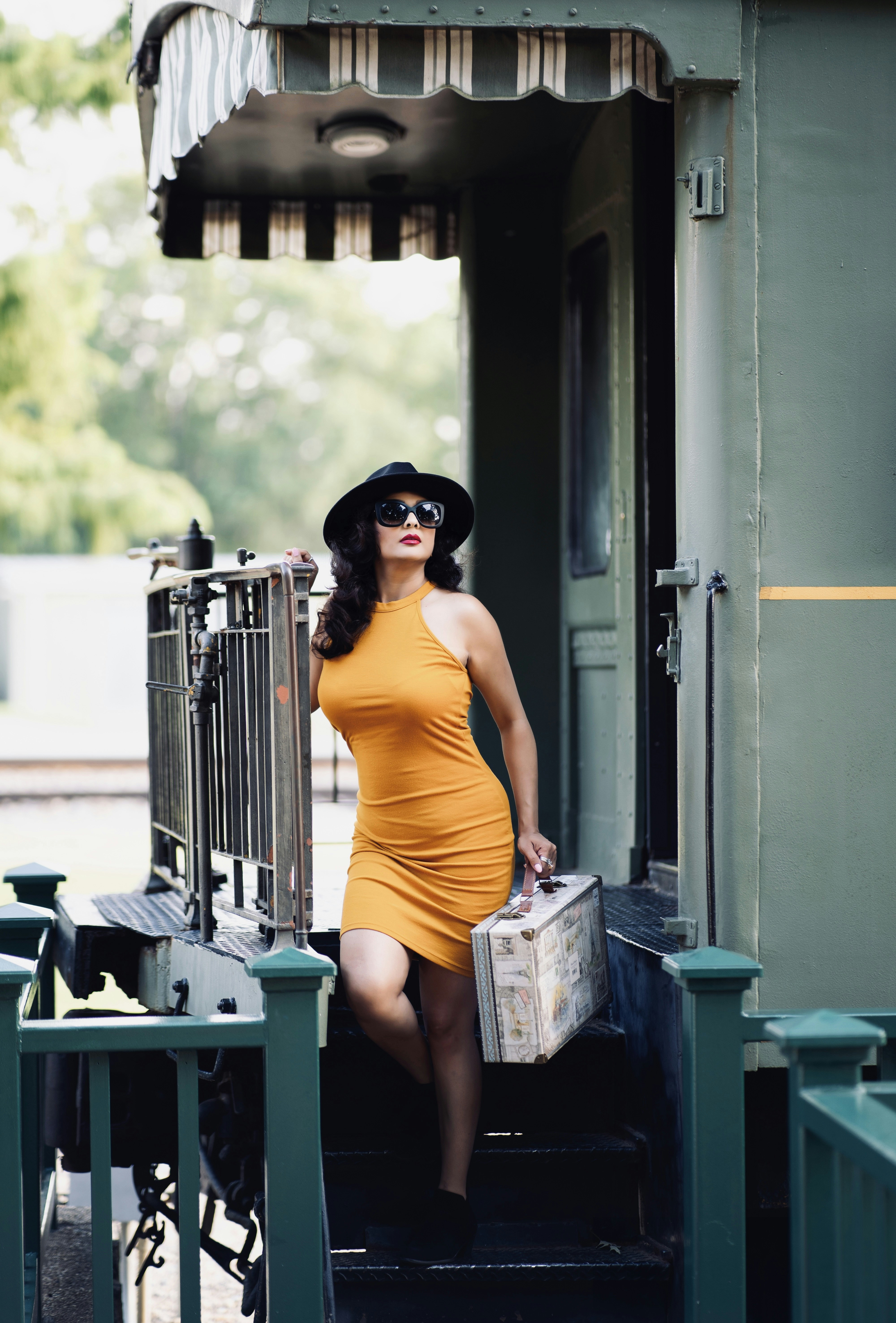 Orange in the Spotlight: A Glimpse from the Dockside