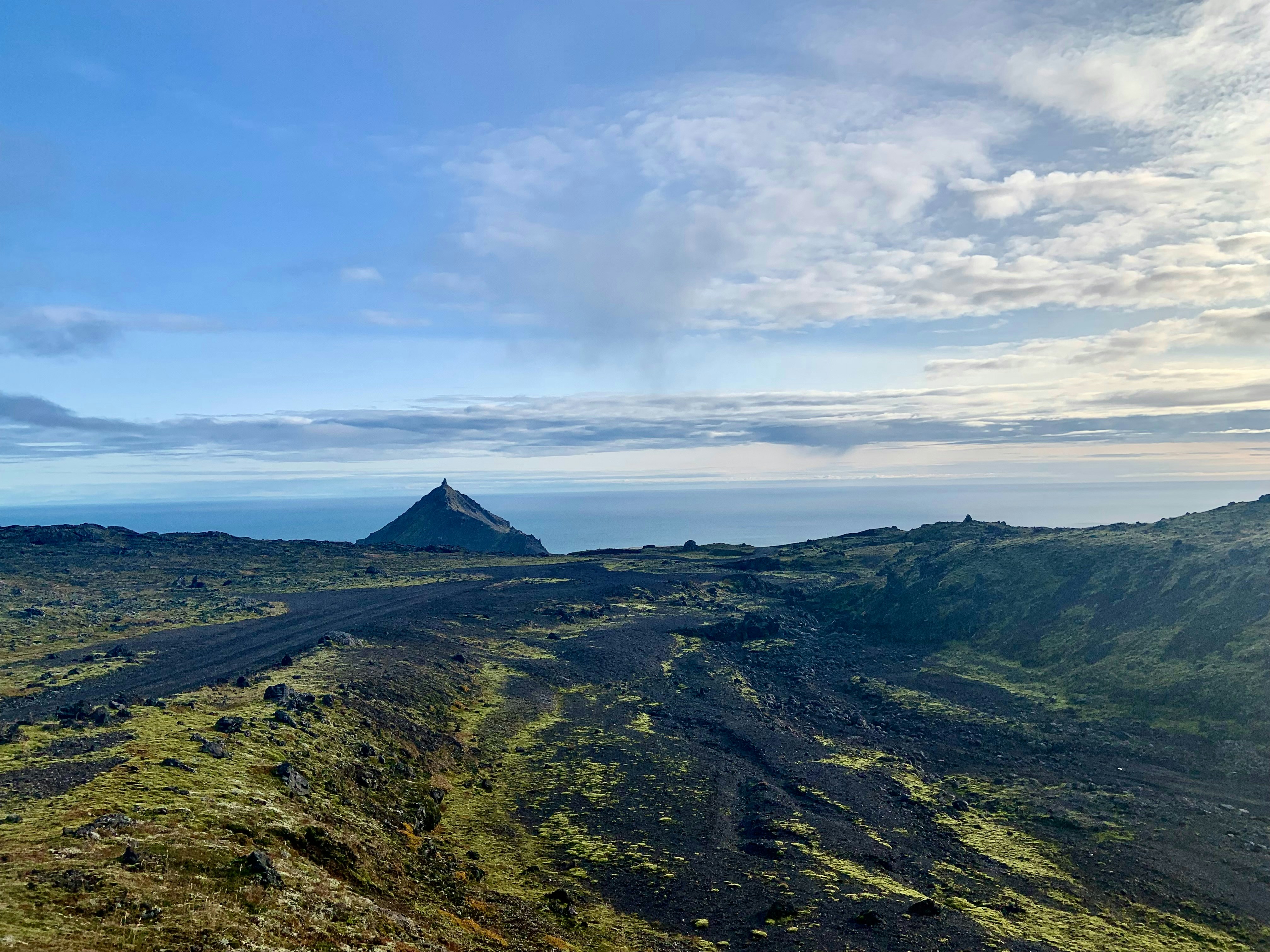 A view of a mountain from a high point of view photo – Free ...