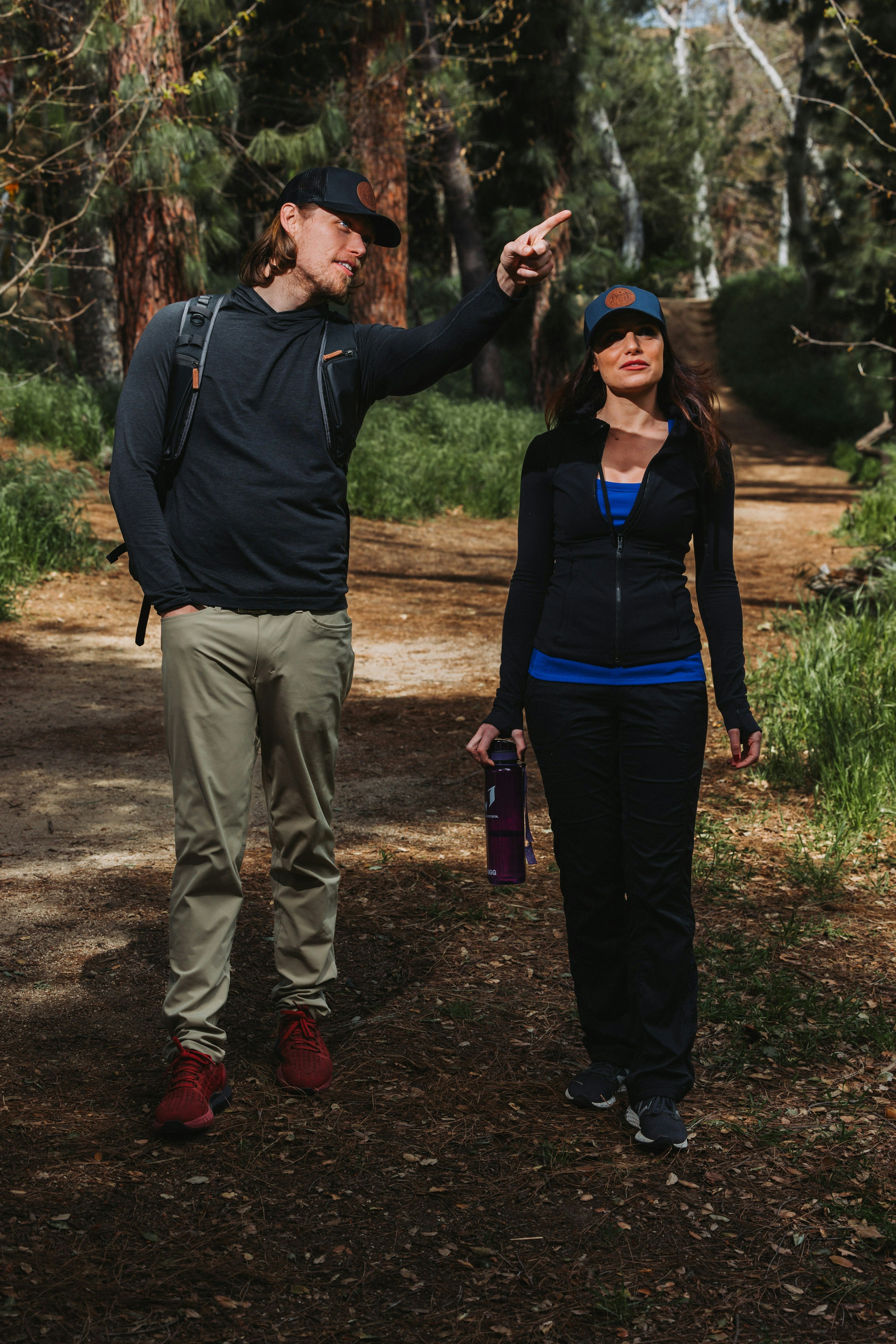 Trail Gesture: A Shared Path Amid Pines