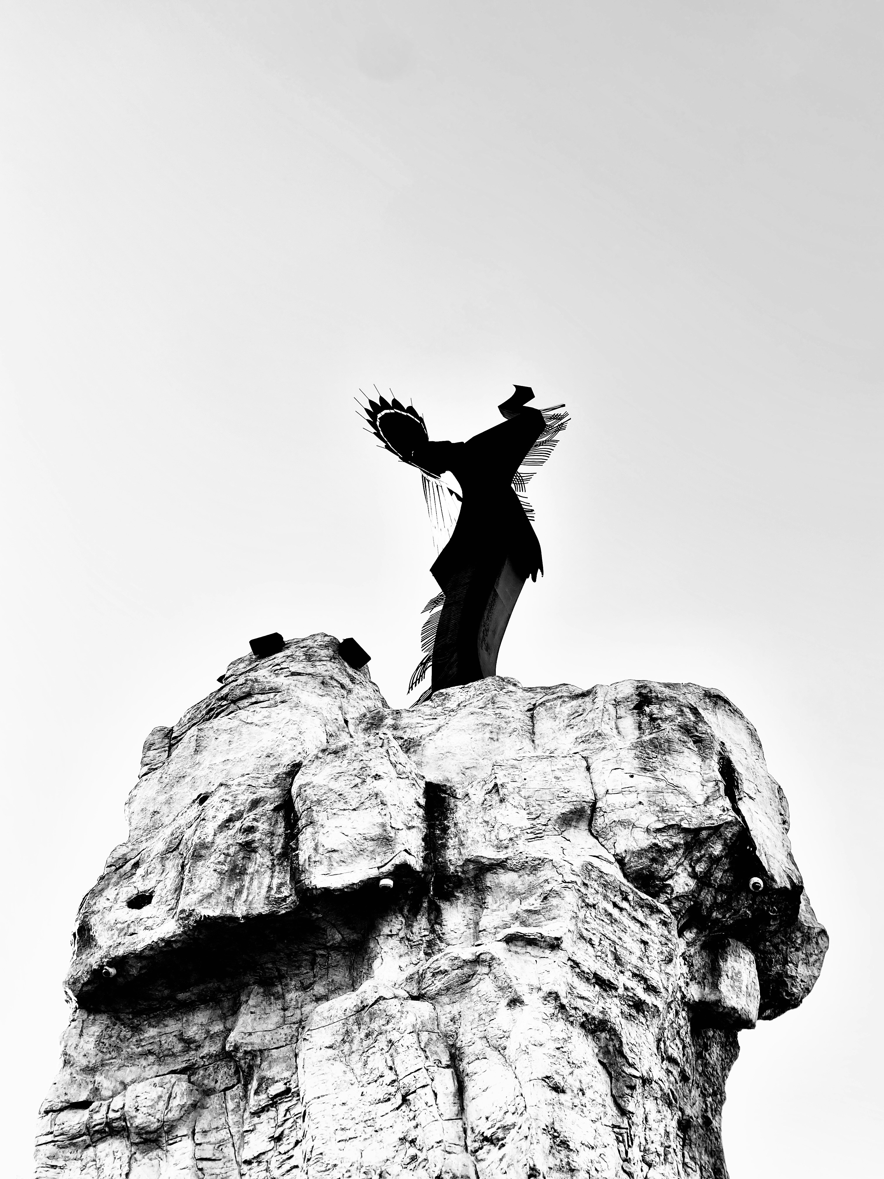 Monumental Silhouette Against the Sky