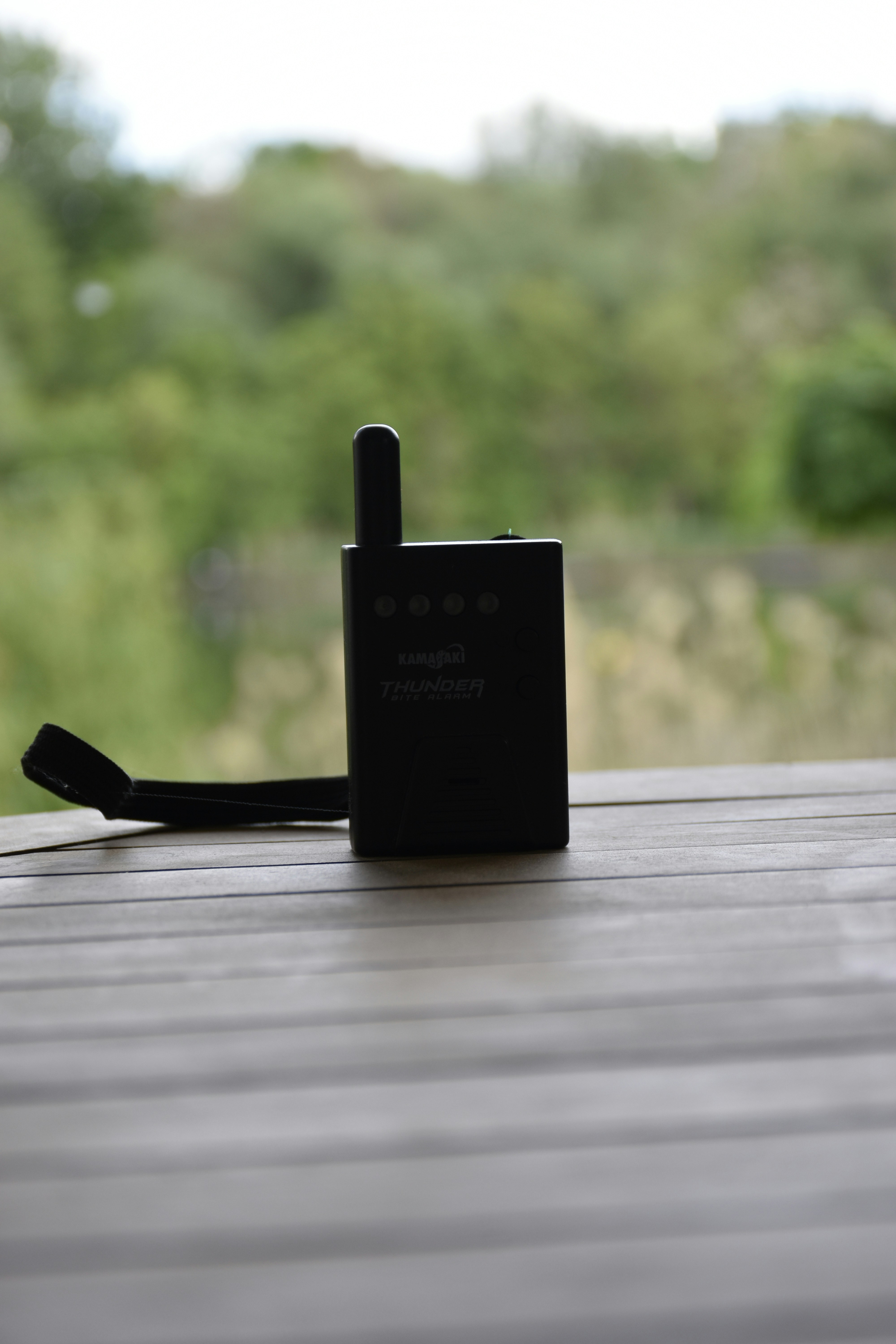 Thunder T-1 Transceiver on a Quiet Wooden Deck