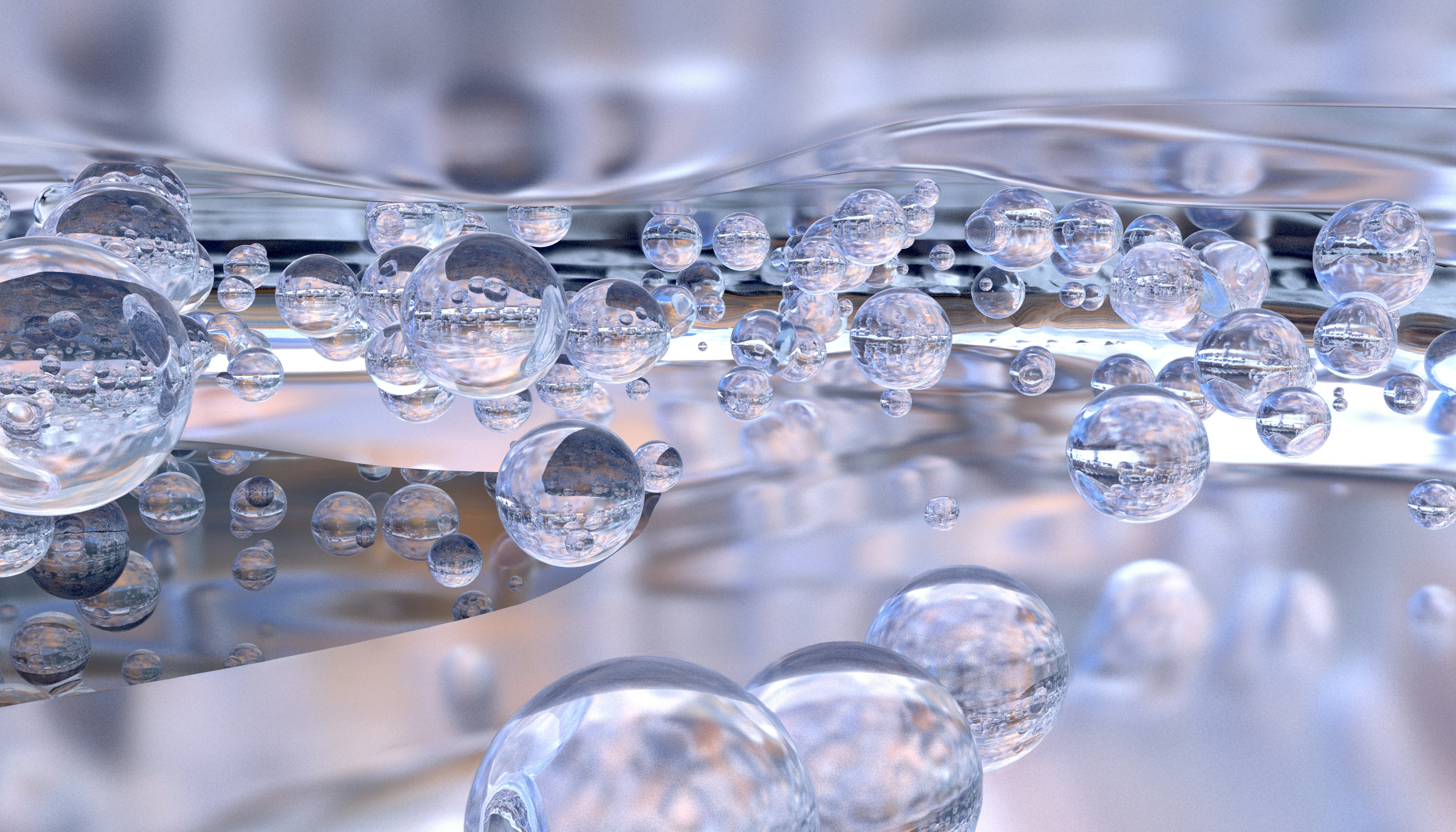 A close up of a bunch of water droplets photo – Free Digital image ...