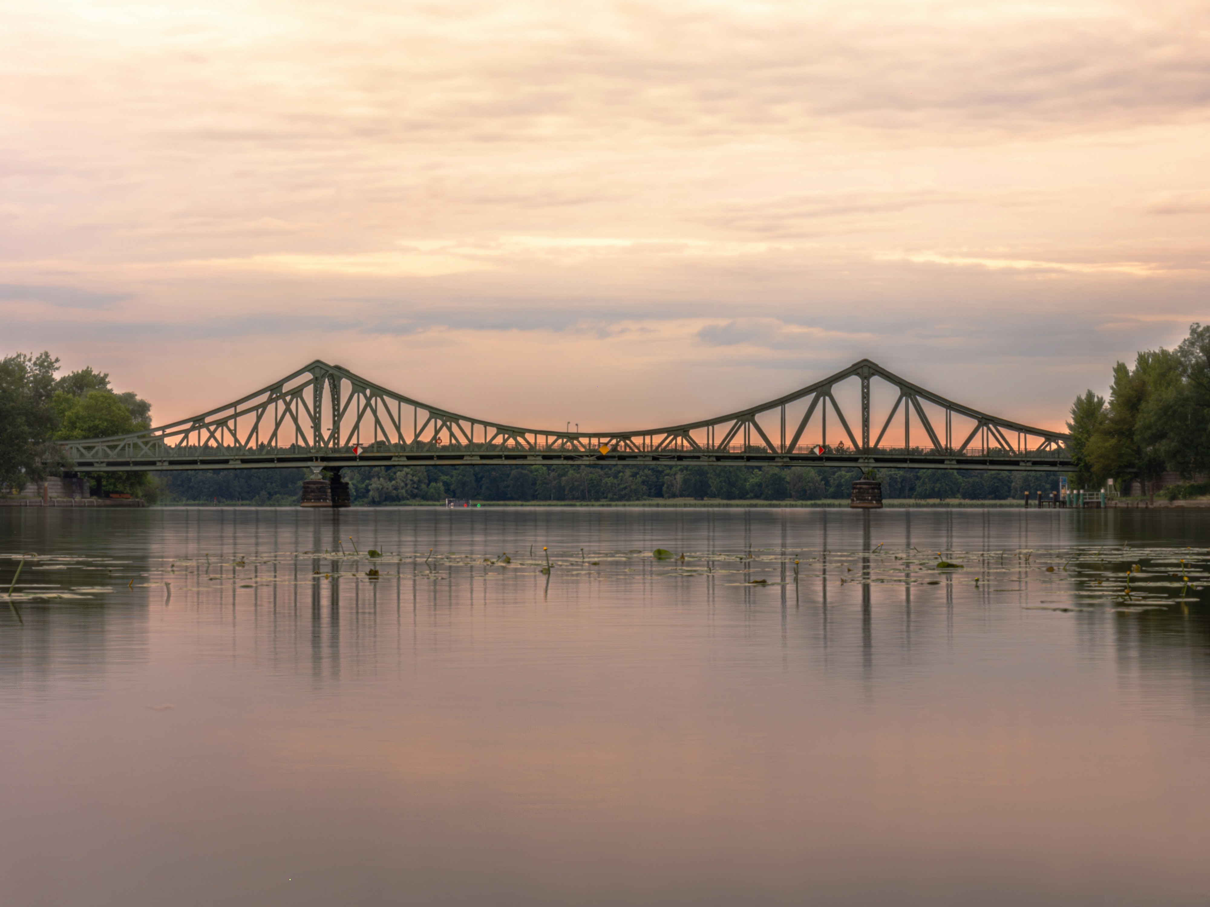 A large bridge over a large body of water photo – Free Königstraße ...