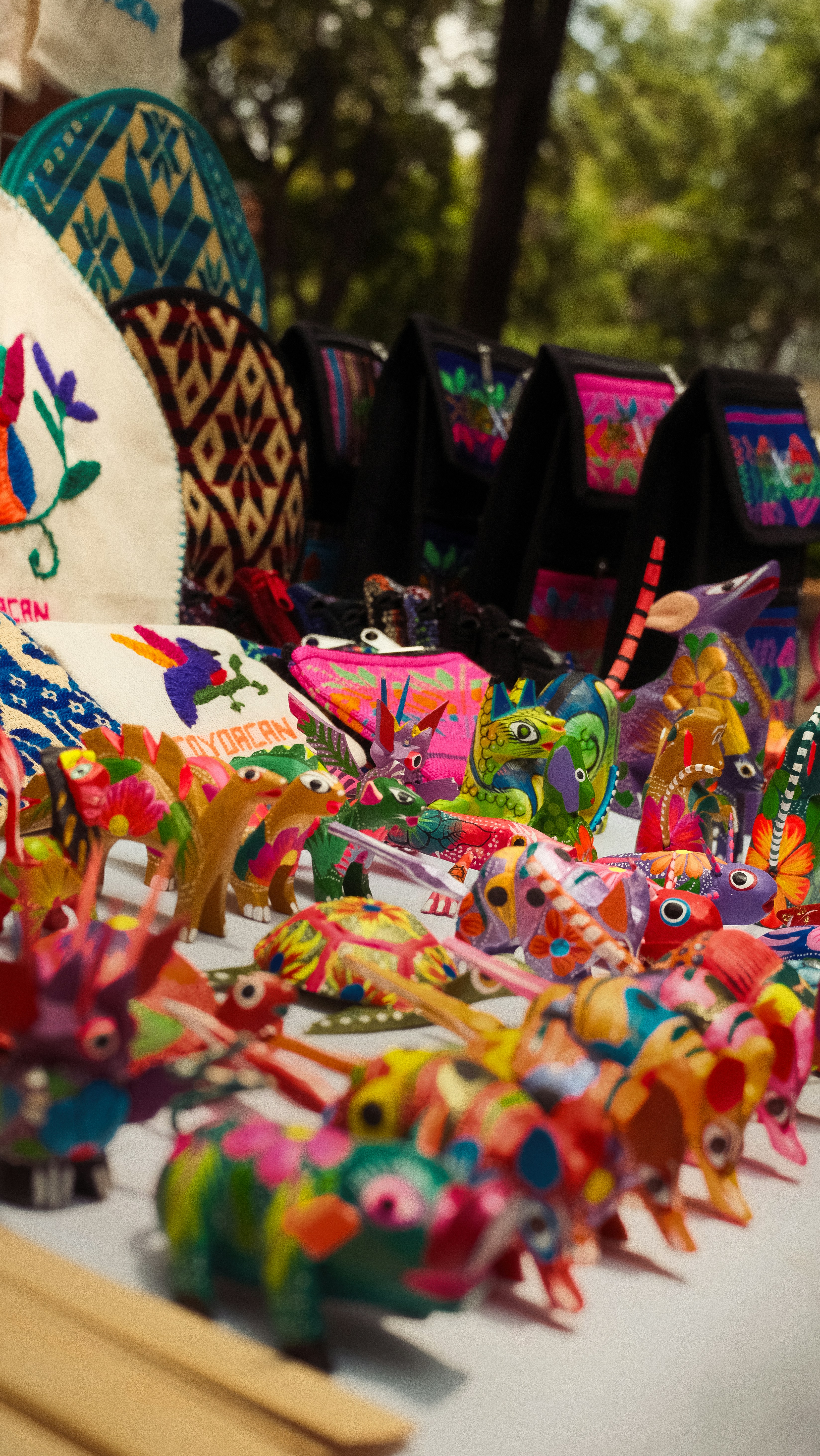 A table topped with lots of colorful items photo – Free Mexico Image on ...