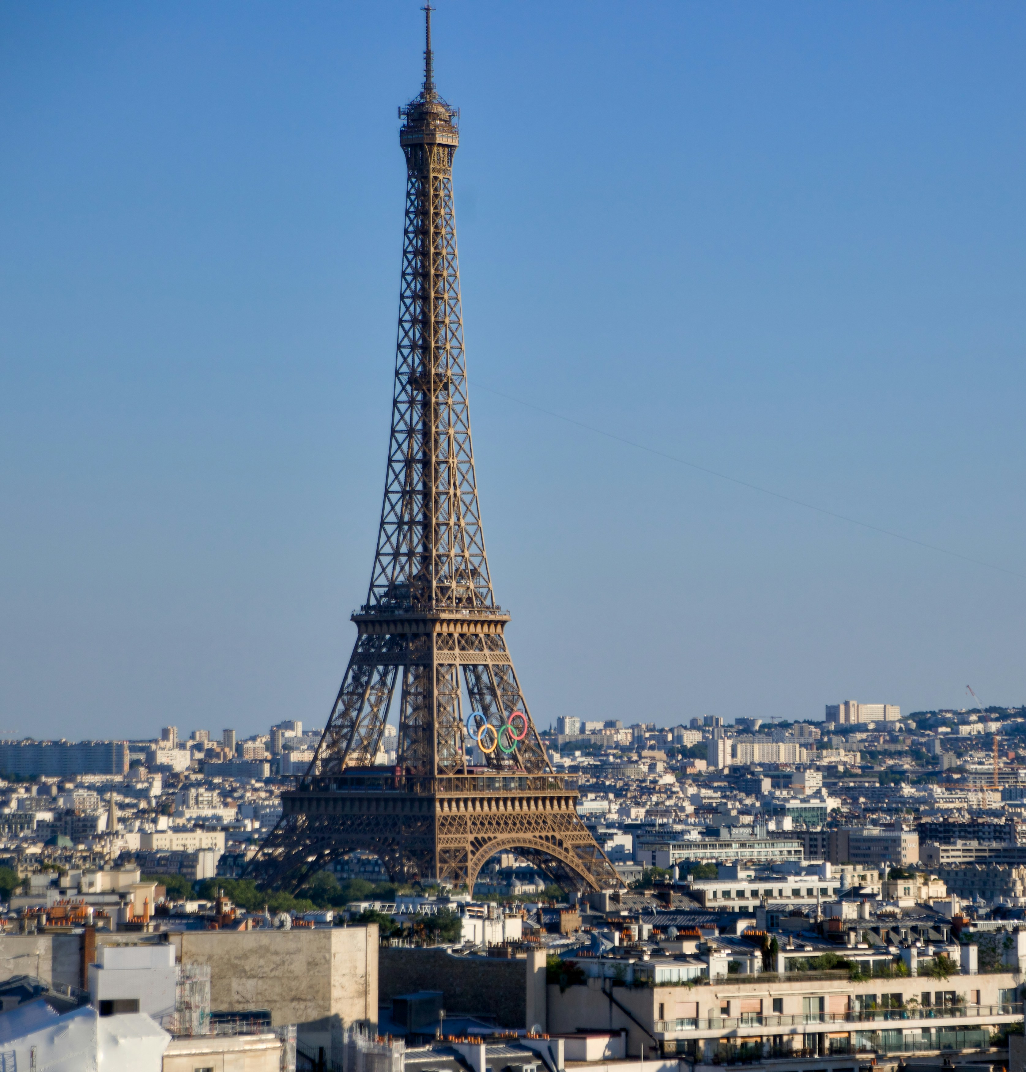The eiffel tower towering over the city of paris photo – Free Eiffel ...