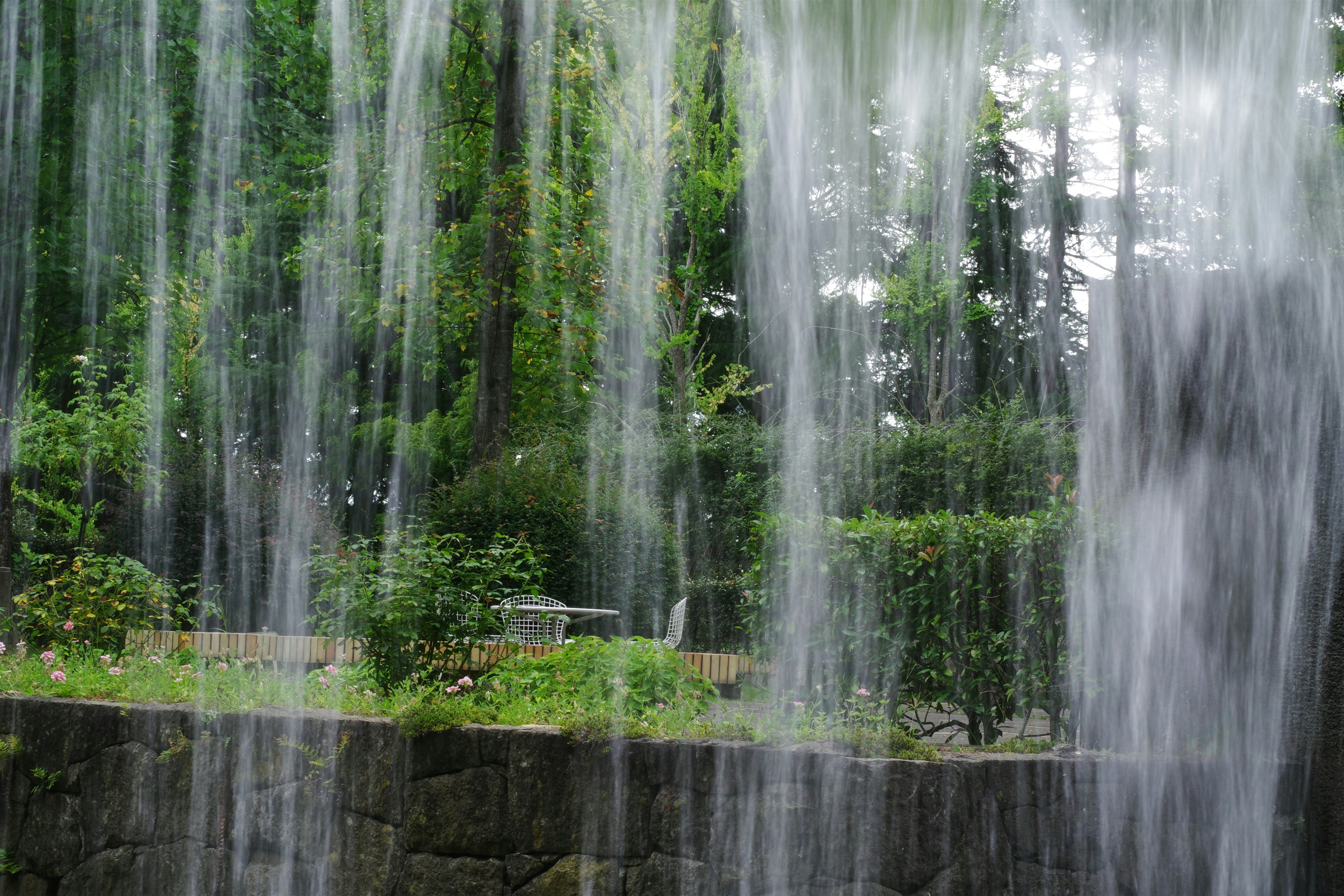 A group of water spewing from a fountain photo – Free Forest Image on ...