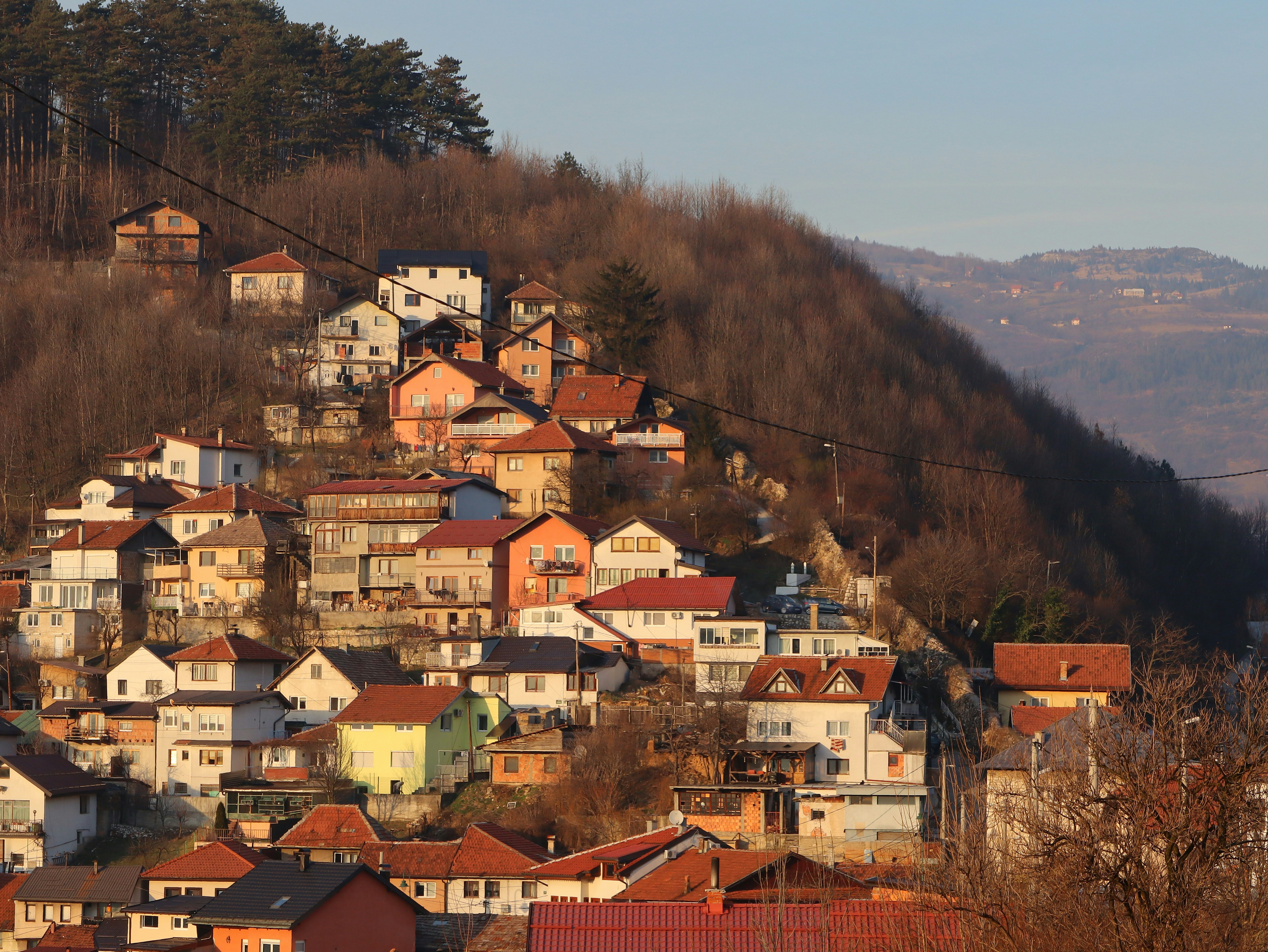 A small village on top of a hill photo – Free Bosnia and herzegovina ...