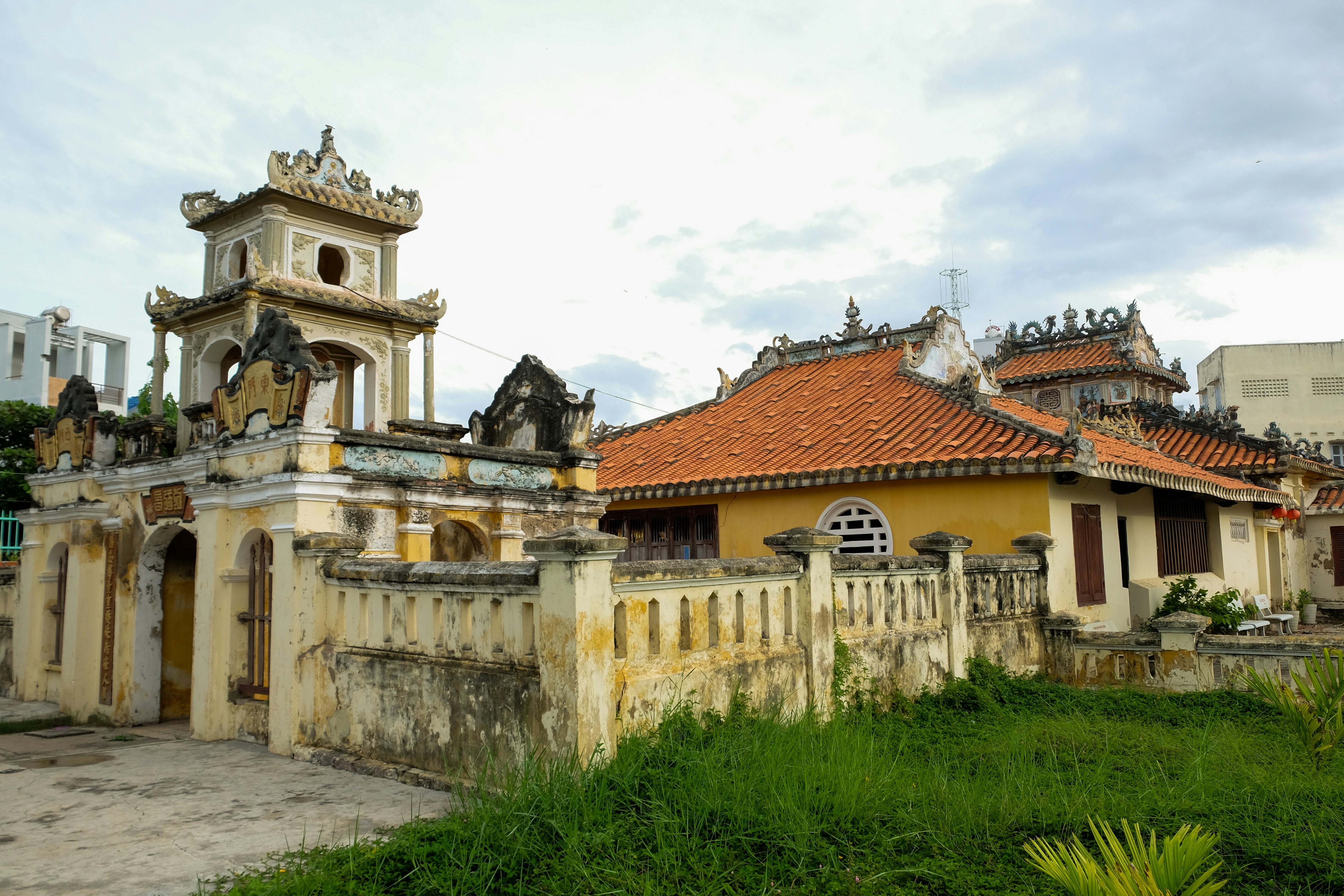 A traditional temple in Binh Thuan, Vietnam
