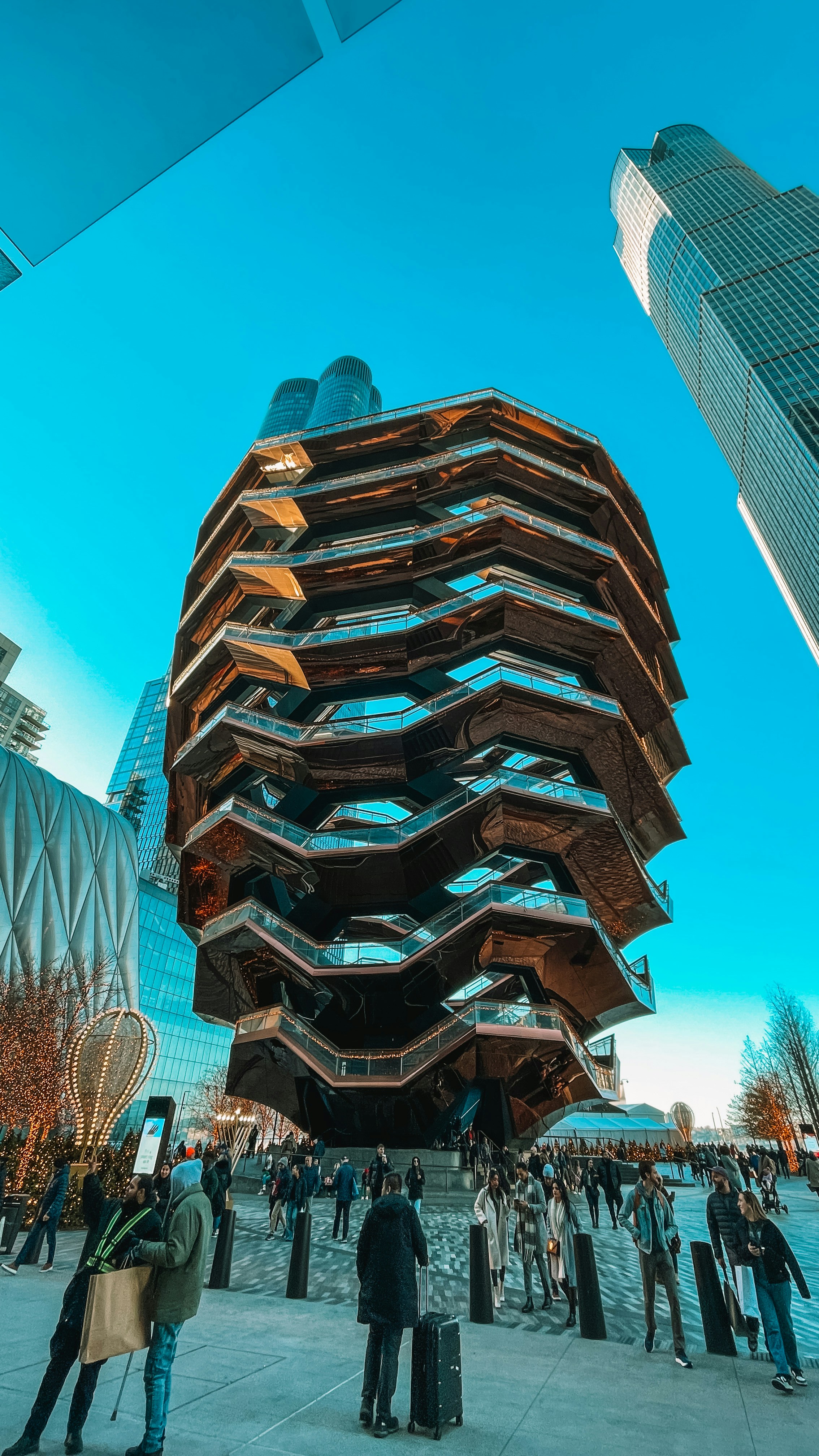 Floating Facade: The Vessel Reaches for the Sky