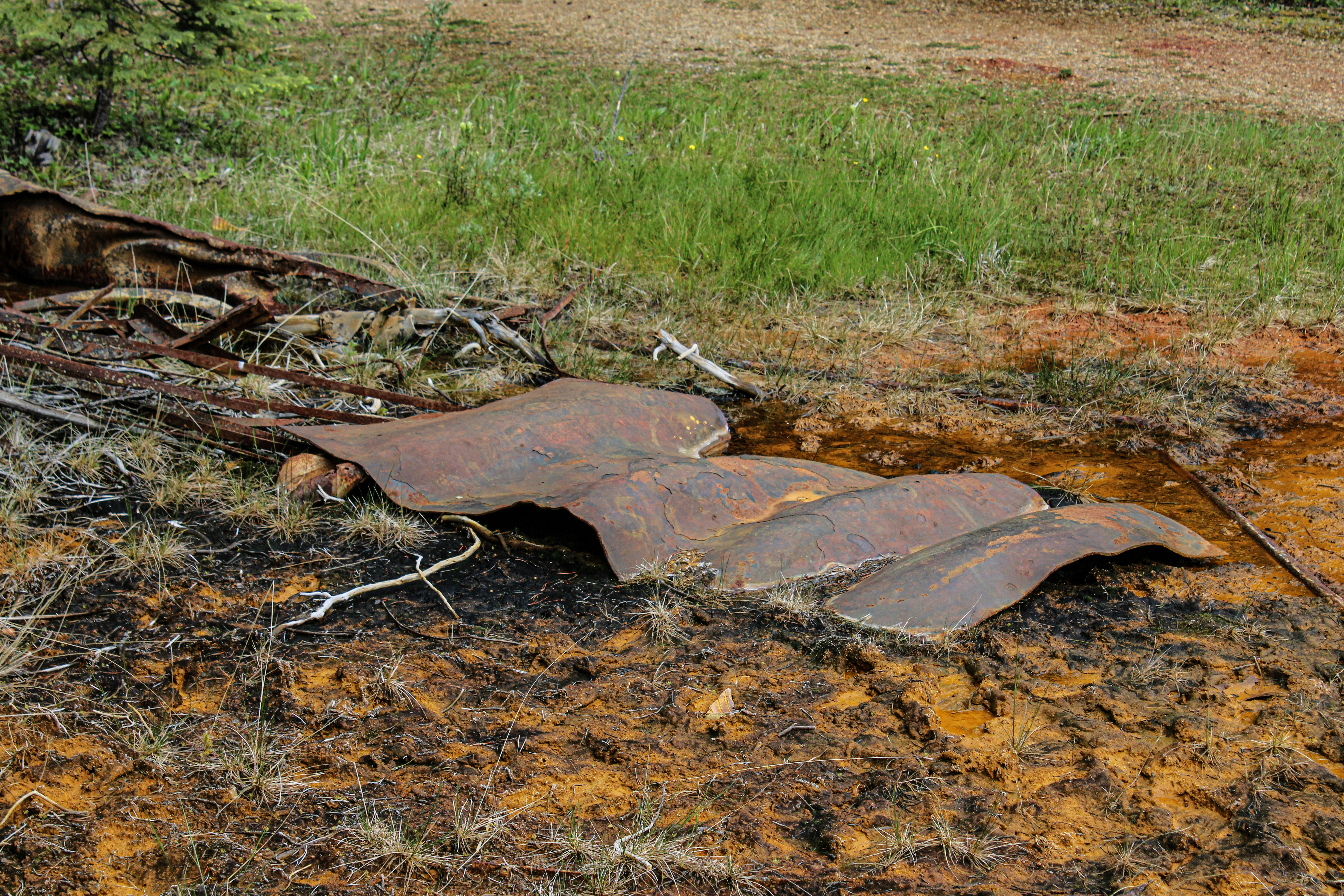 Folded Rust on Parched Ground: A Textural Study