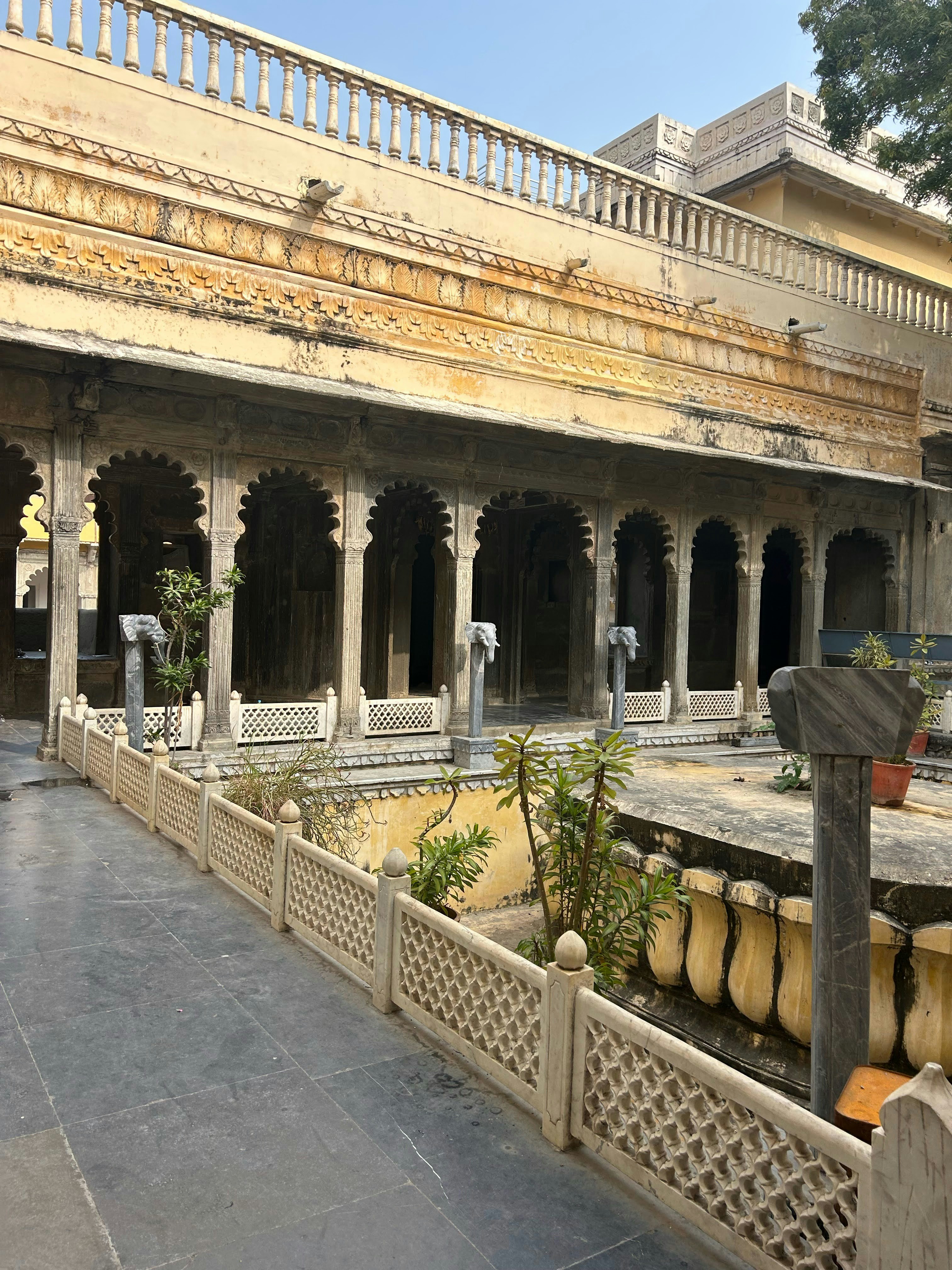 Echoes of History: The Majestic Courtyard