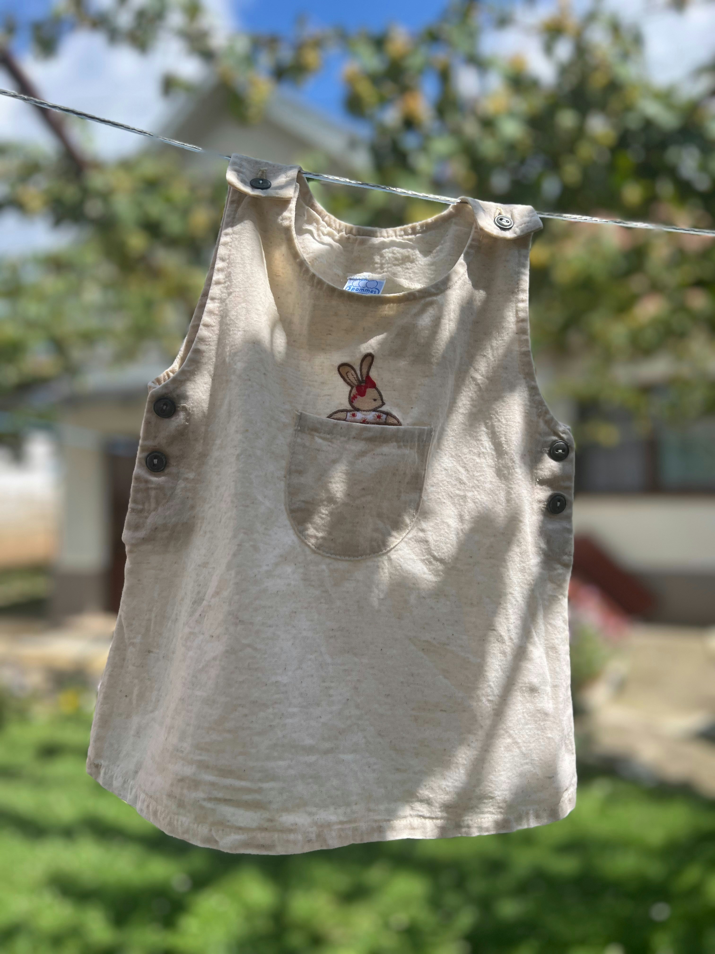 Sunlit Bunny on a Backyard Tee