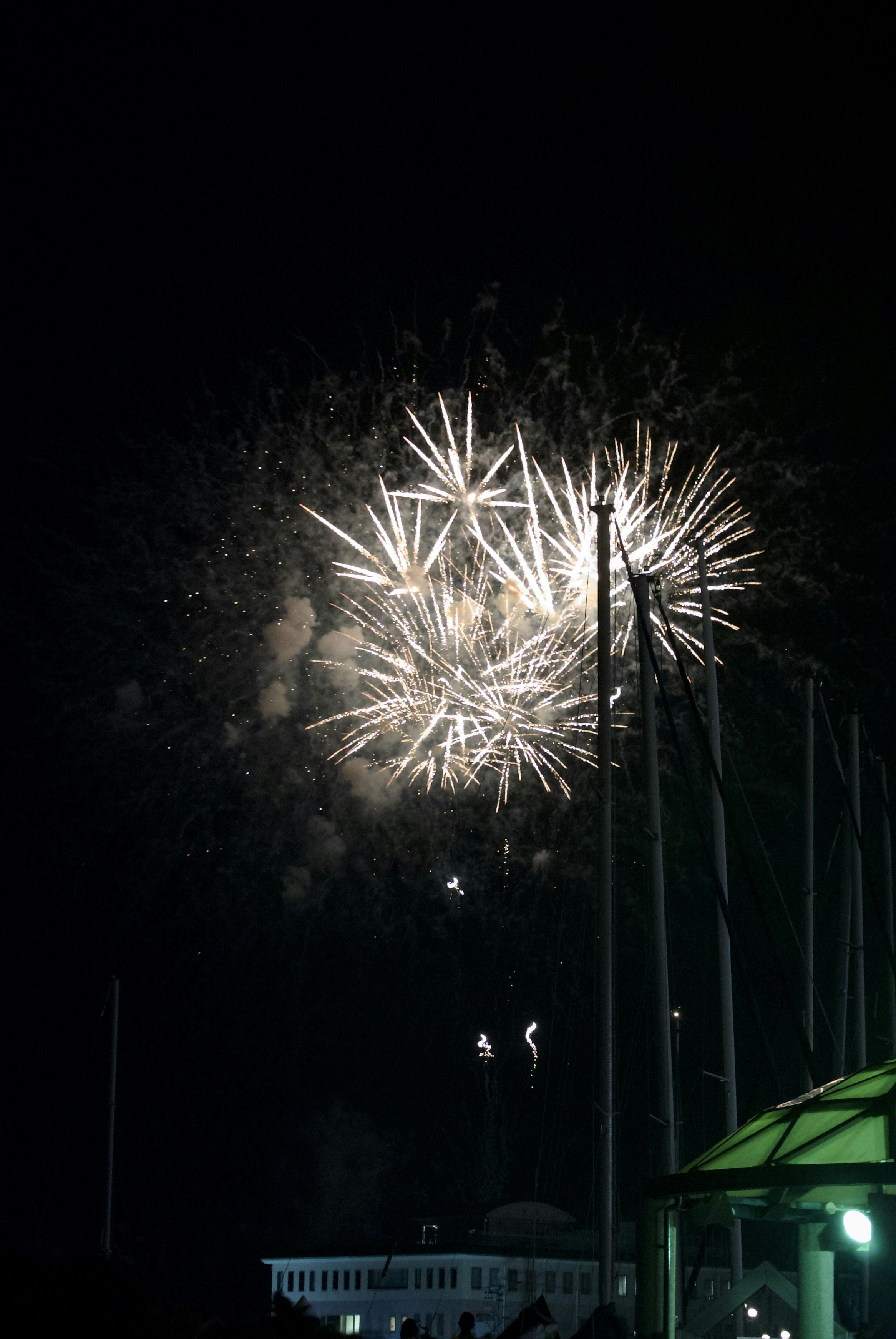 Fireworks are lit up in the night sky photo – Free Shimizu Image on ...