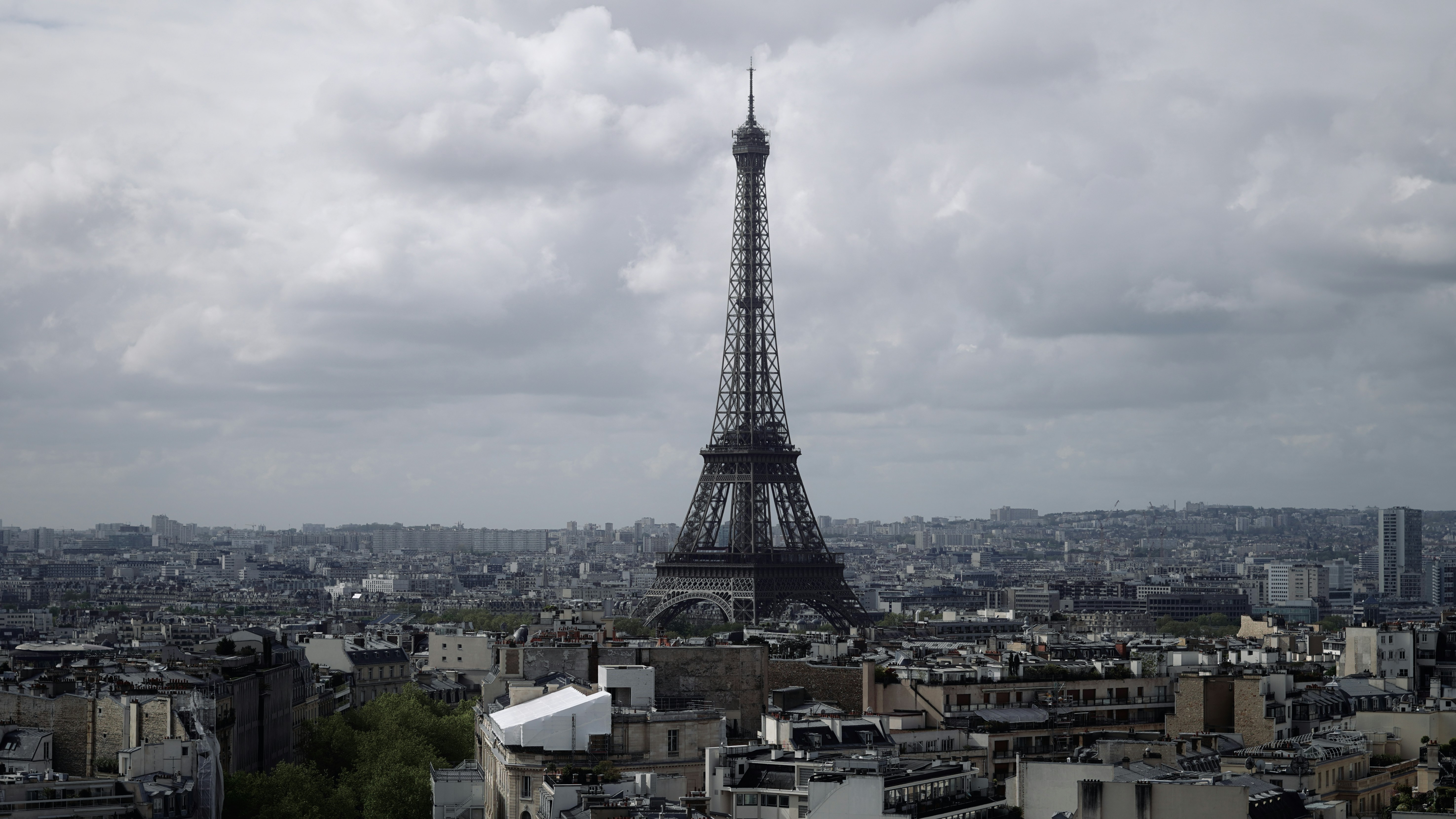 The eiffel tower towering over the city of paris photo – Free Eiffel ...