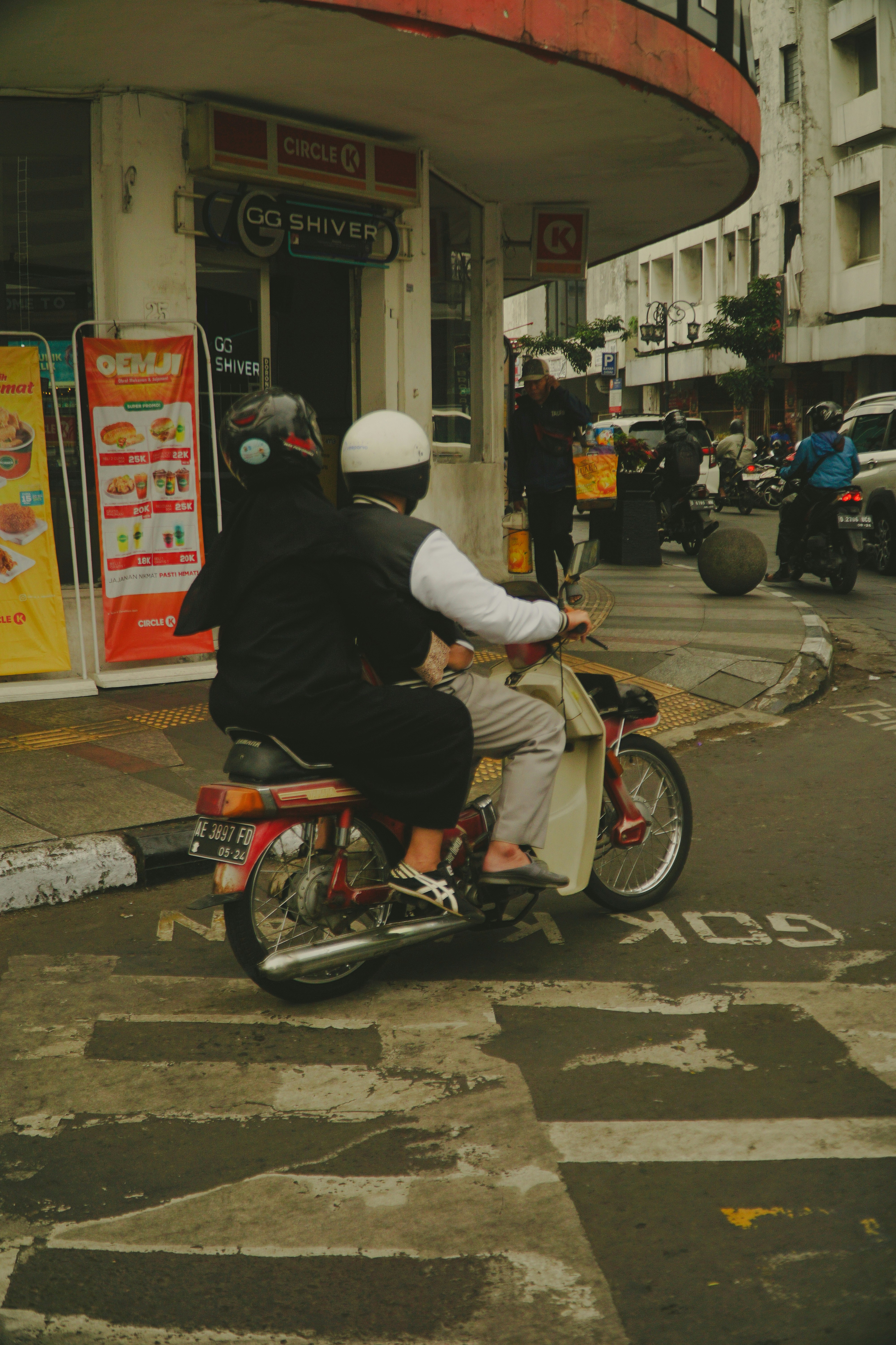 Urban Duo on a Vintage Ride