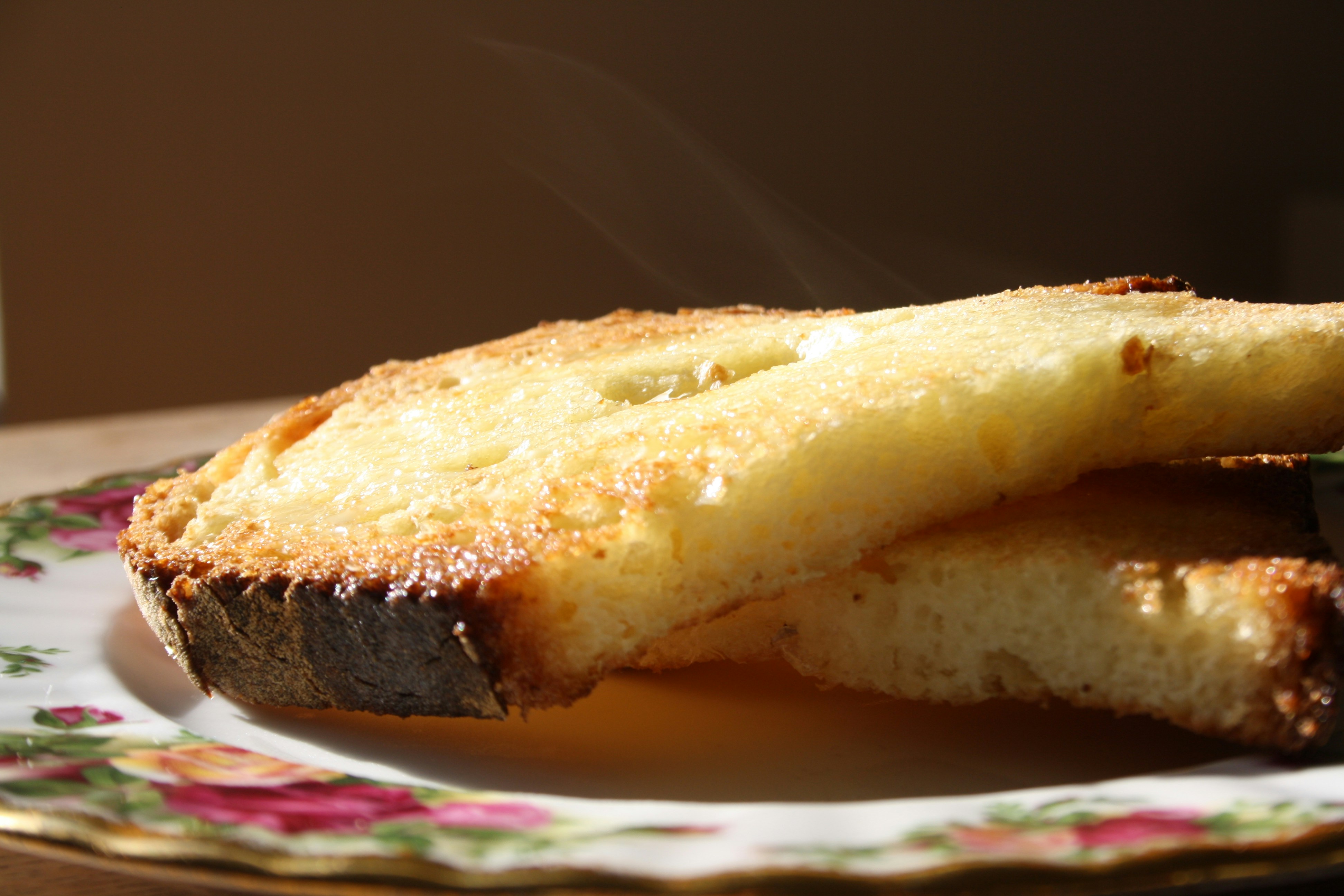 A close up of a plate of food on a table photo – Free Bread Image on ...