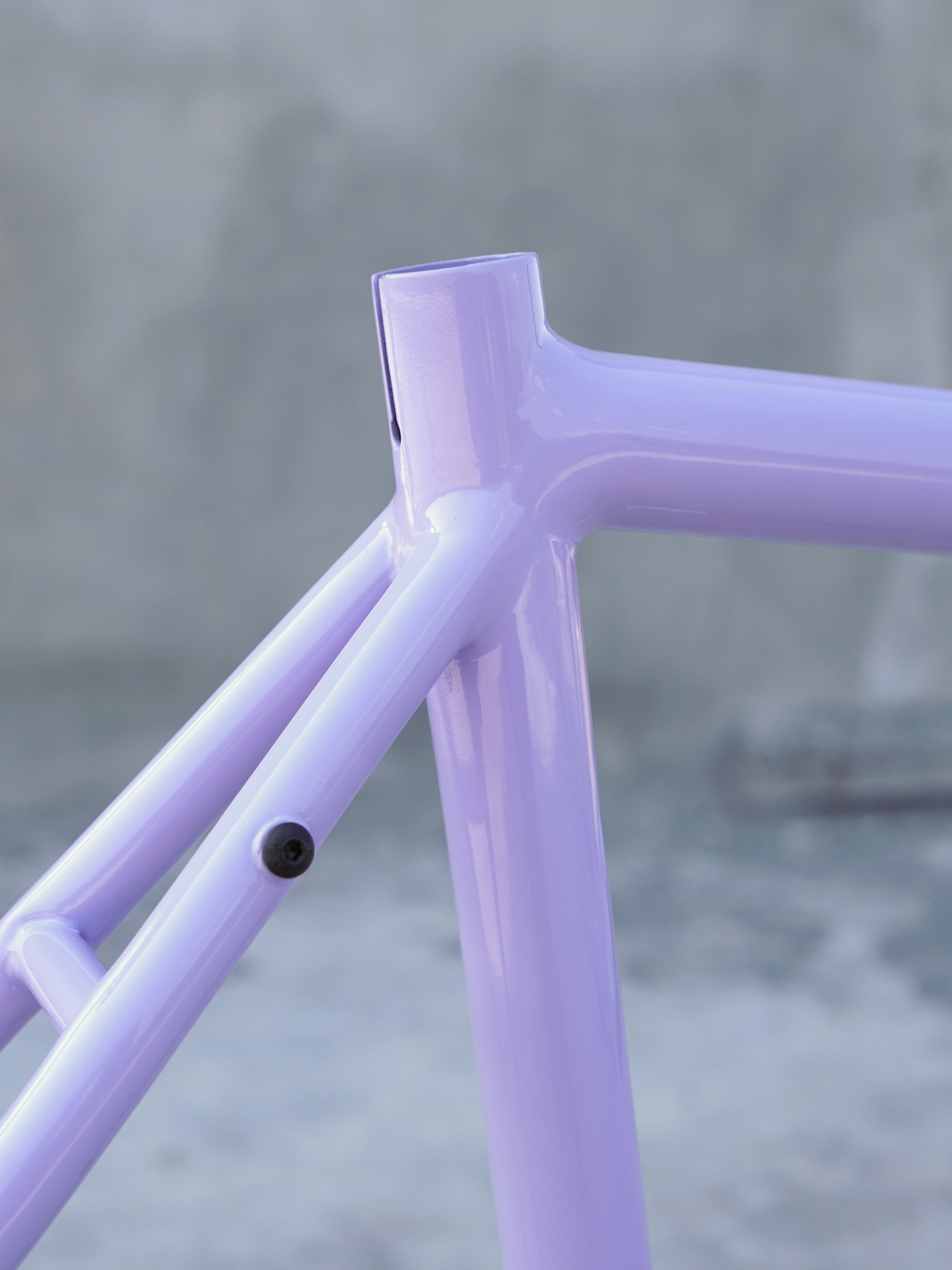 A close up of a purple bike frame photo – Free Banister Image on Unsplash