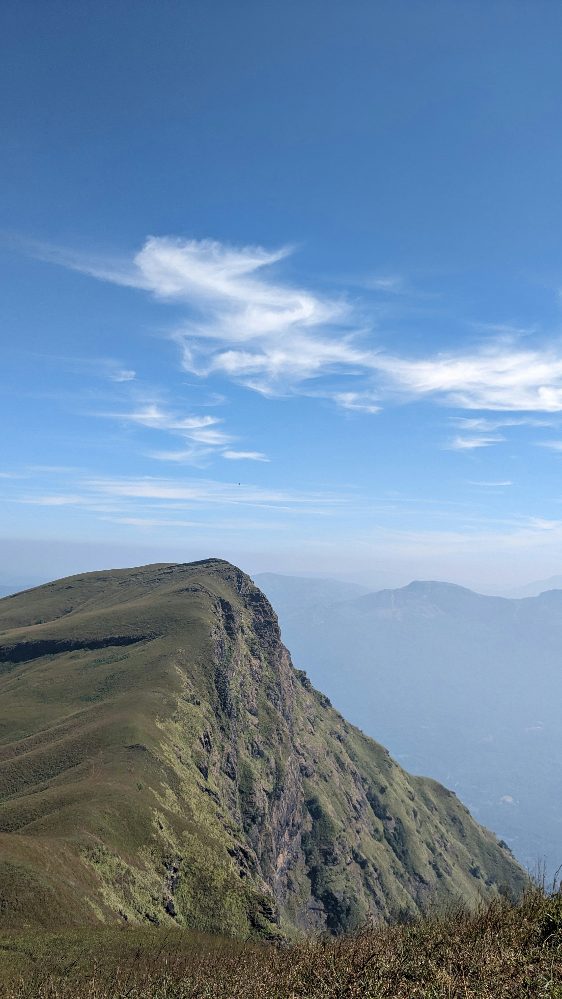 Ridge Crest Over an Azure Expanse