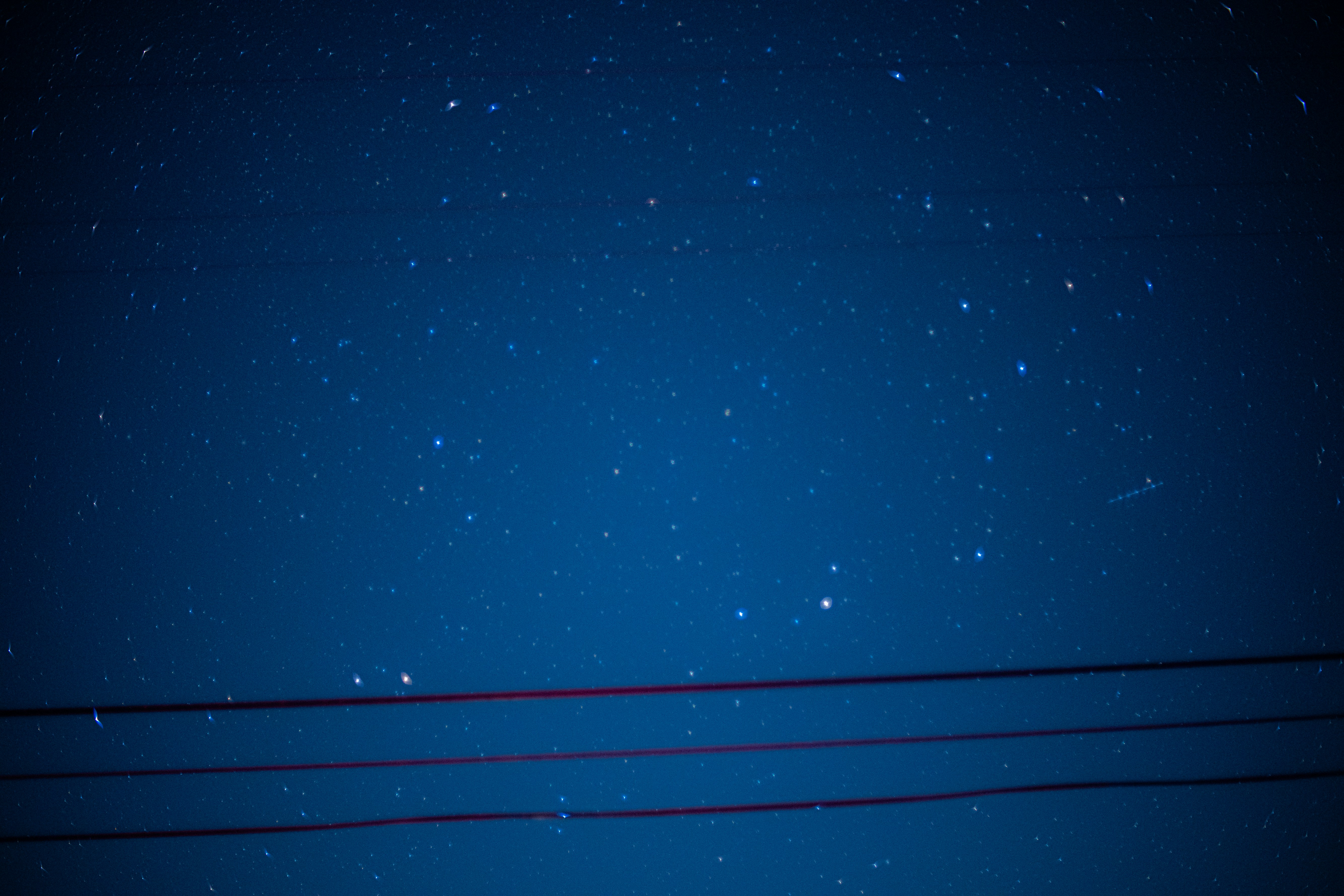 Midnight Sky Over Quiet Wires