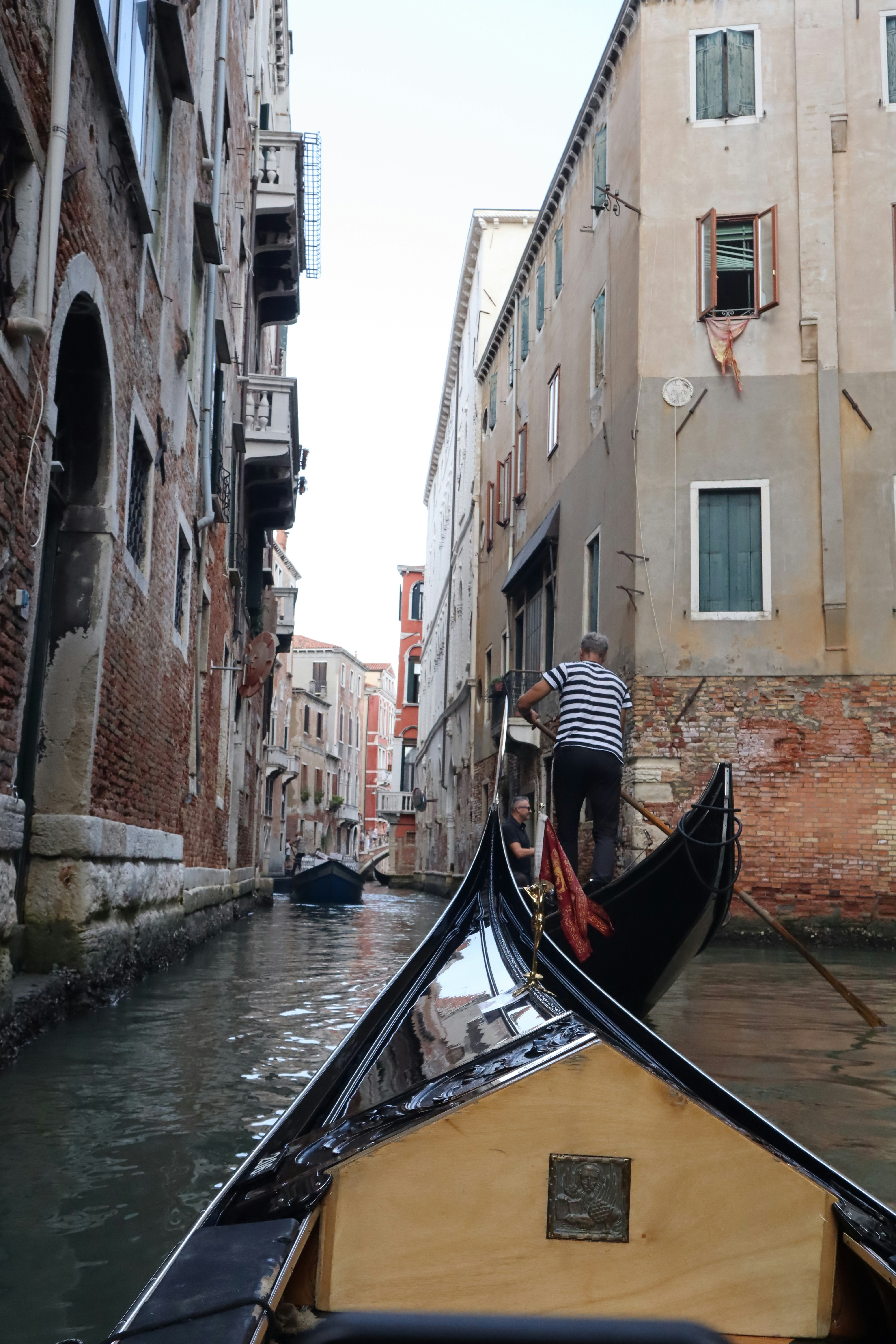 Gondola Crest in a Venetian Alley
