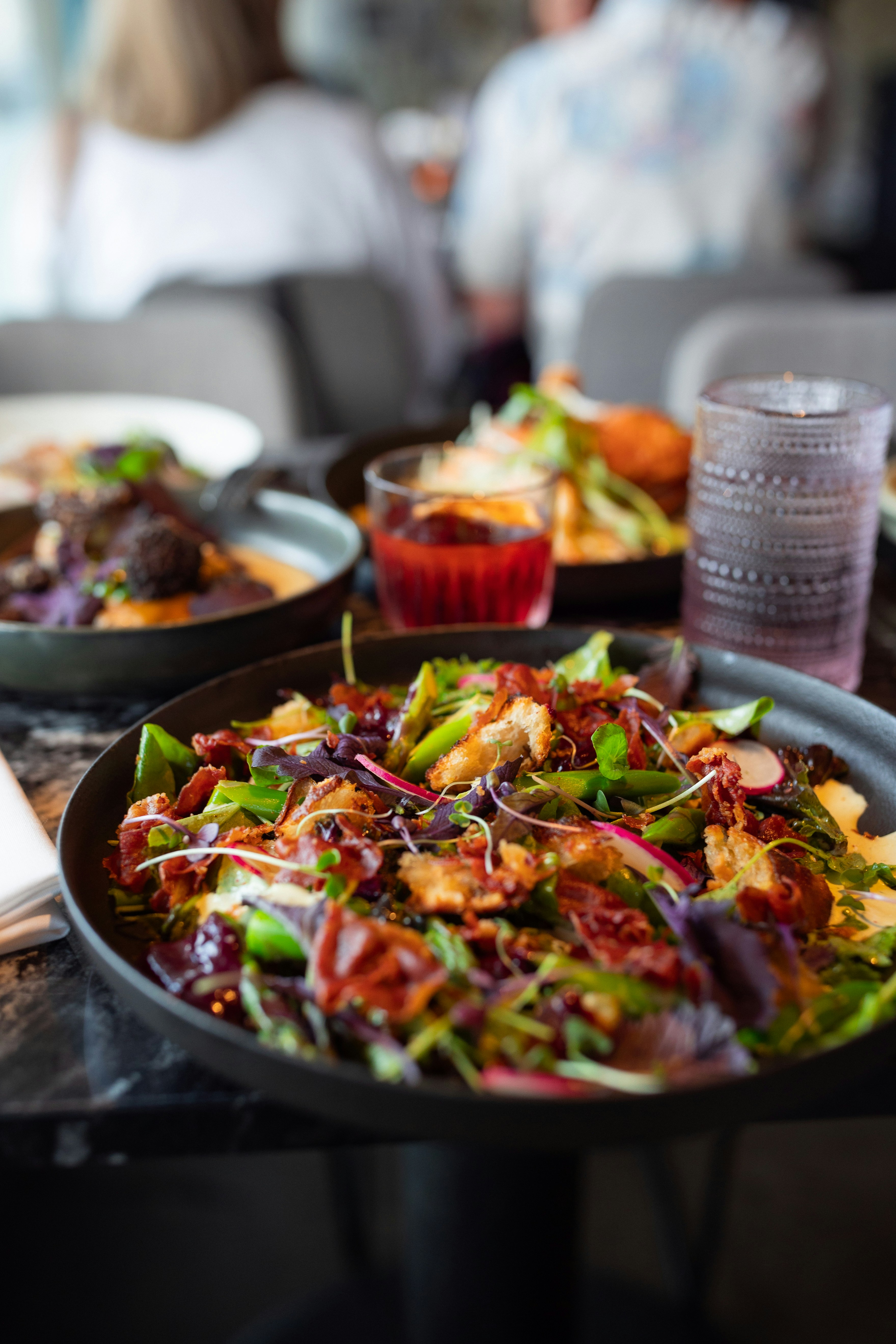 A close up of a plate of food on a table photo – Free Food Image on ...