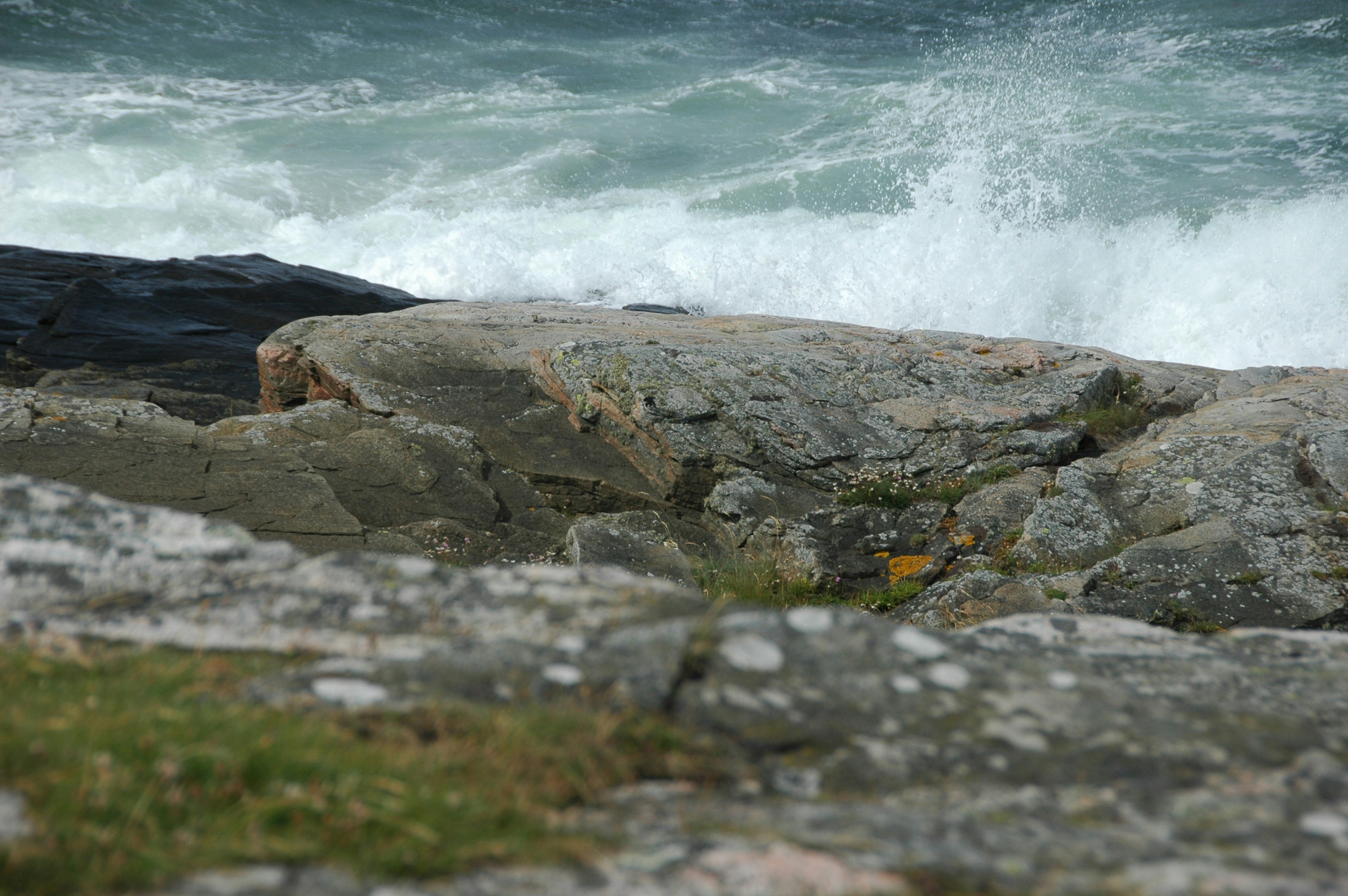 Granite Coastline Braced Against the Swell