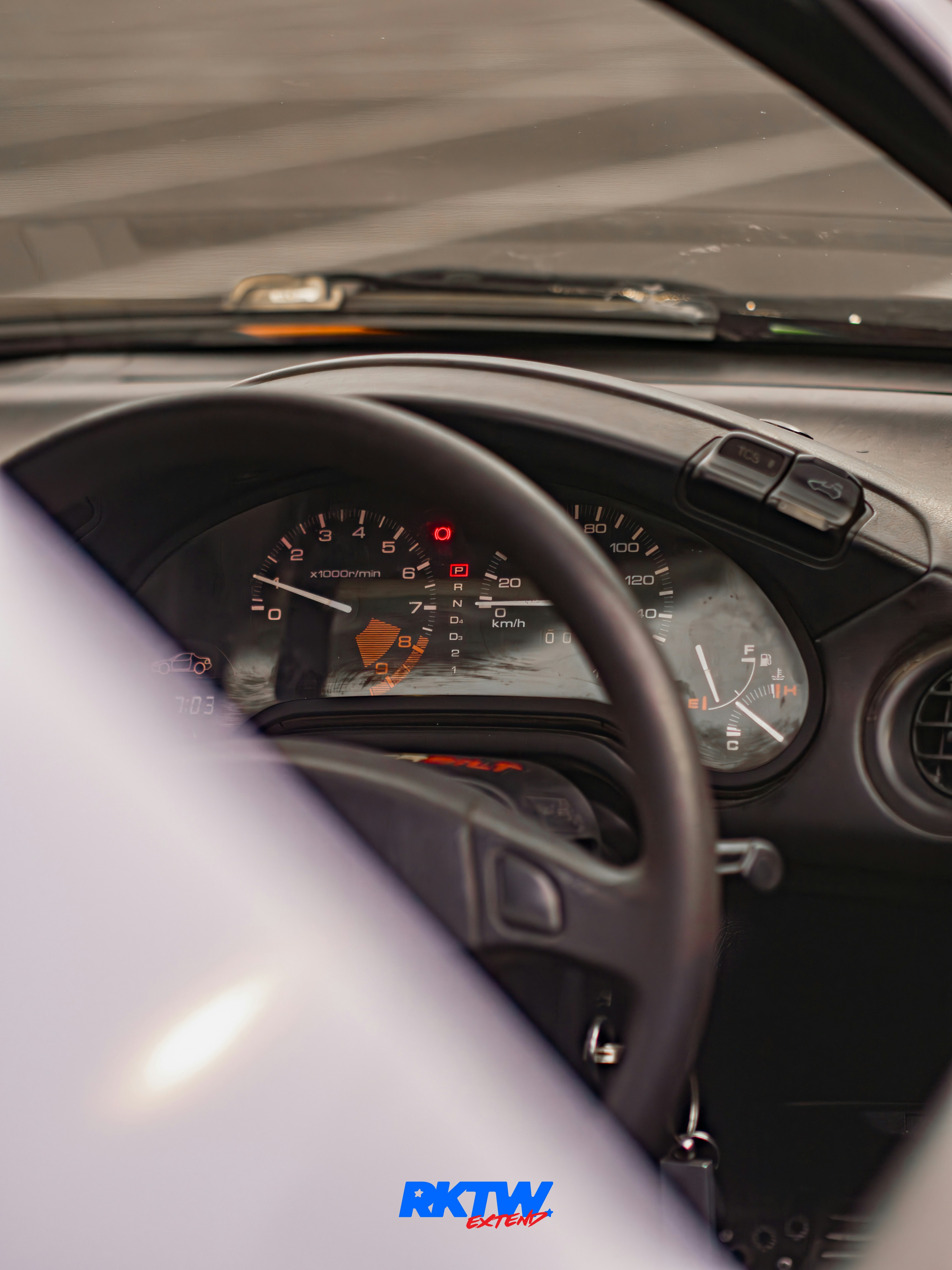 The dashboard of a car with a speedometer photo – Free Jdm honda Image ...