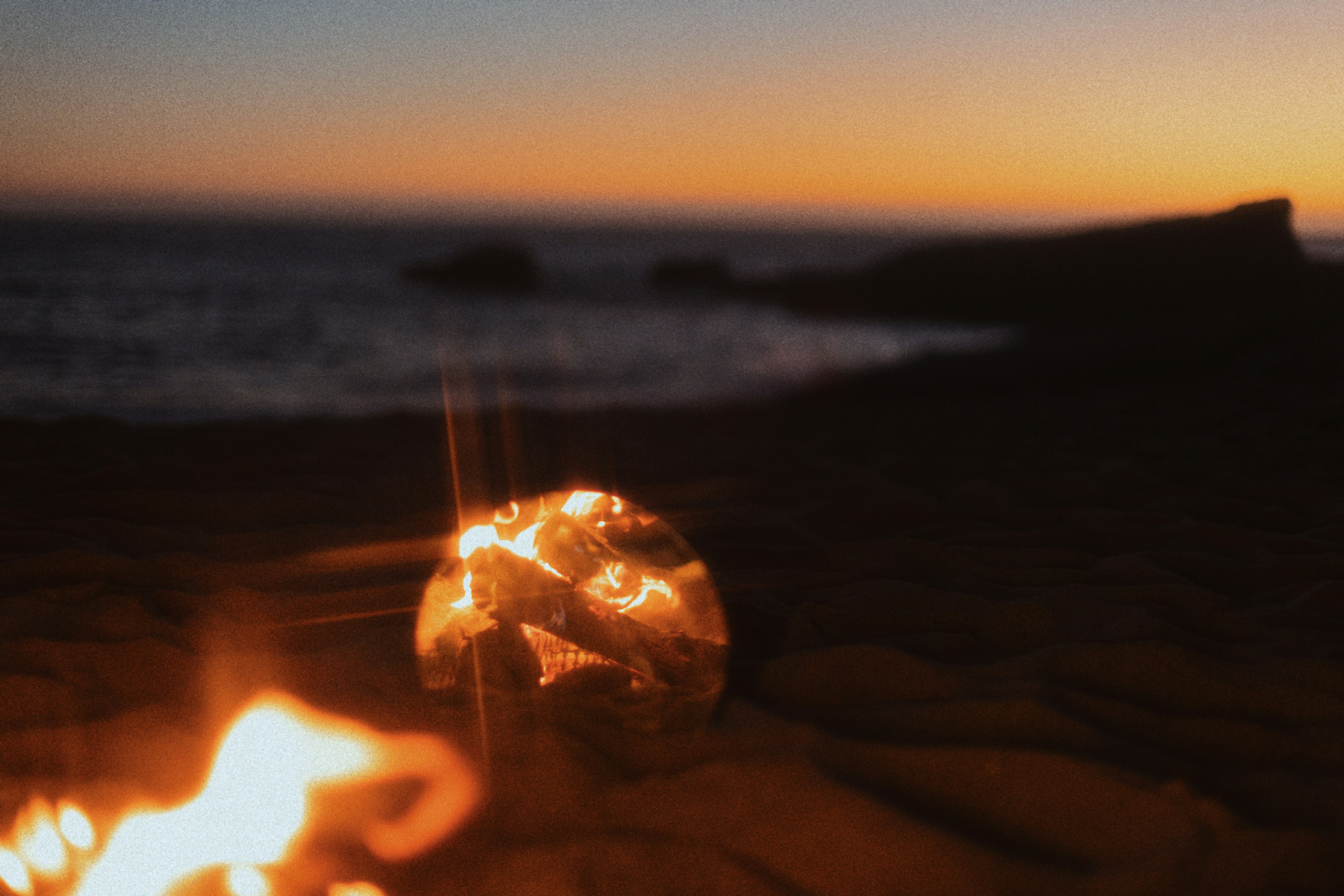 Ember Globe on the Twilight Shore