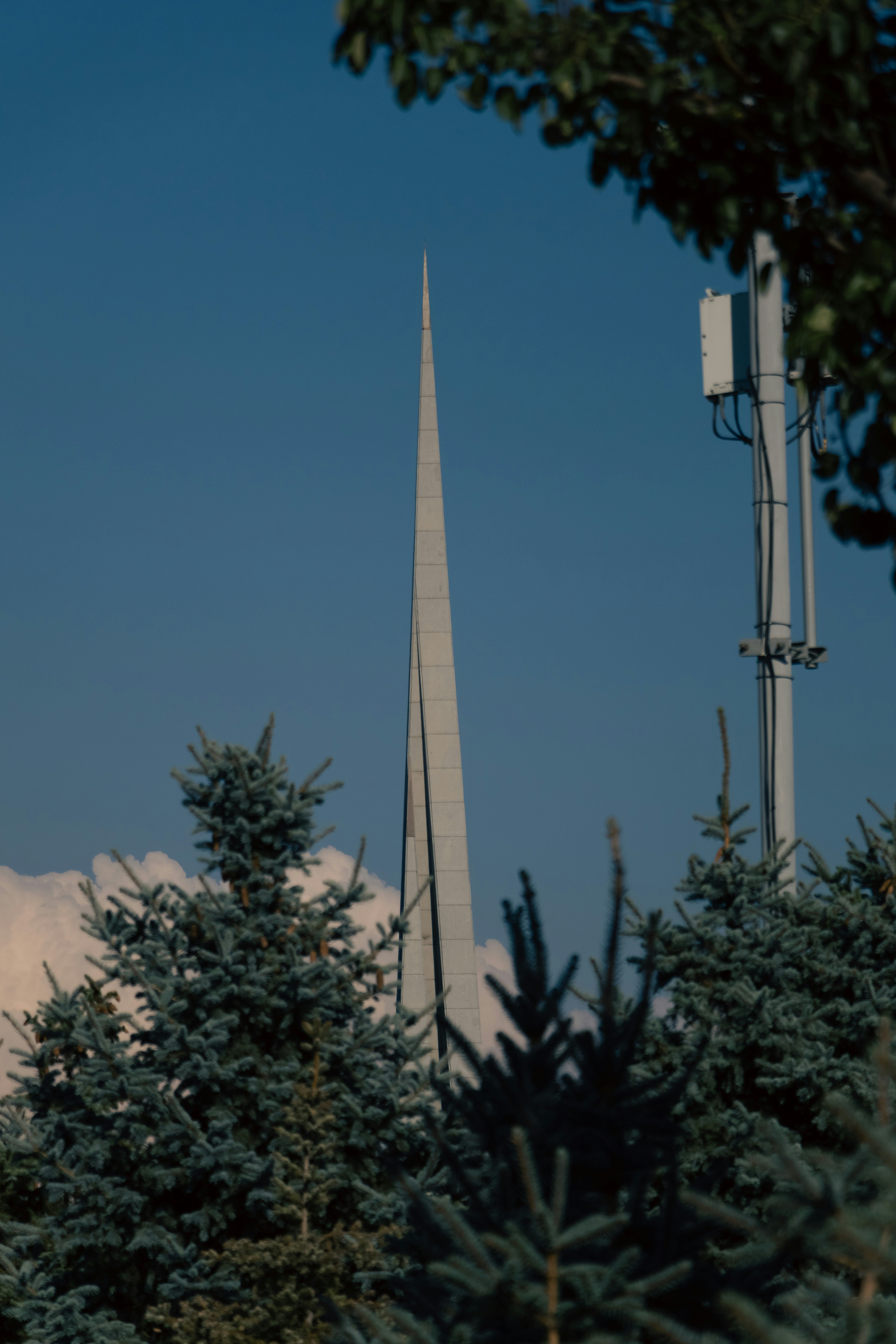 Spire Above Evergreen Veil