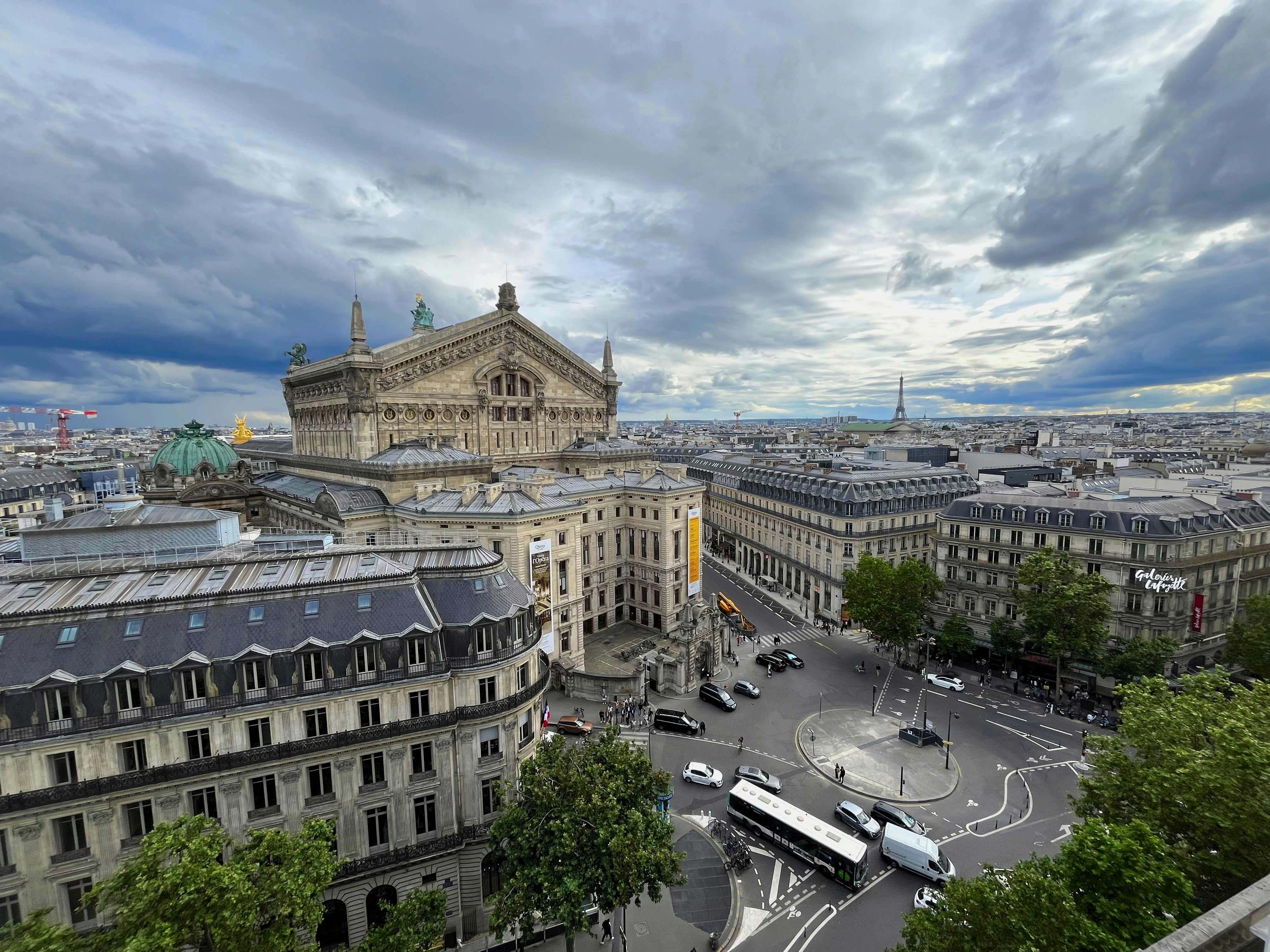 Across Parisian Rooftops: The Opera Garnier at Dusk