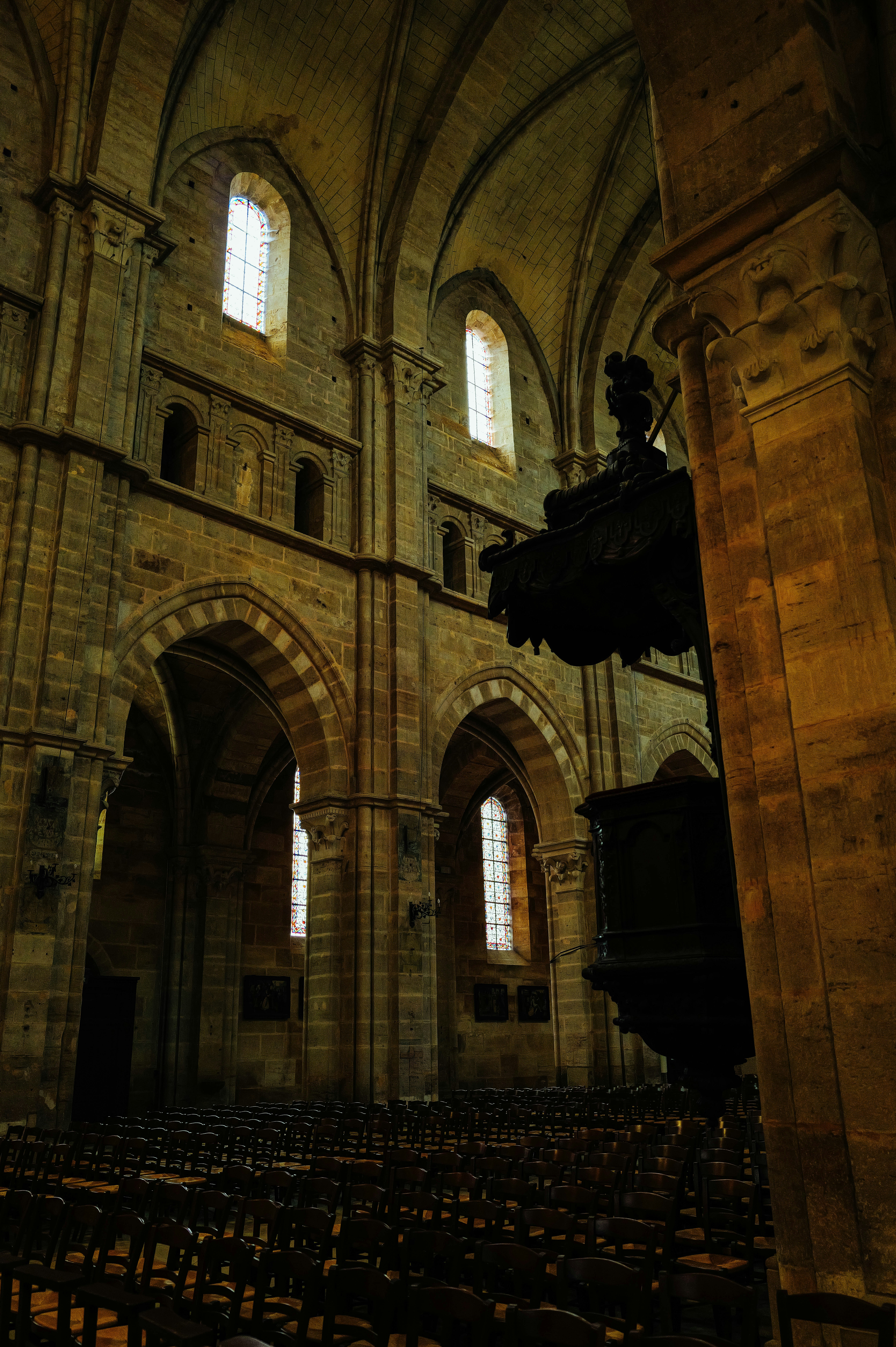 The interior of a church with rows of pews photo – Free Building Image ...