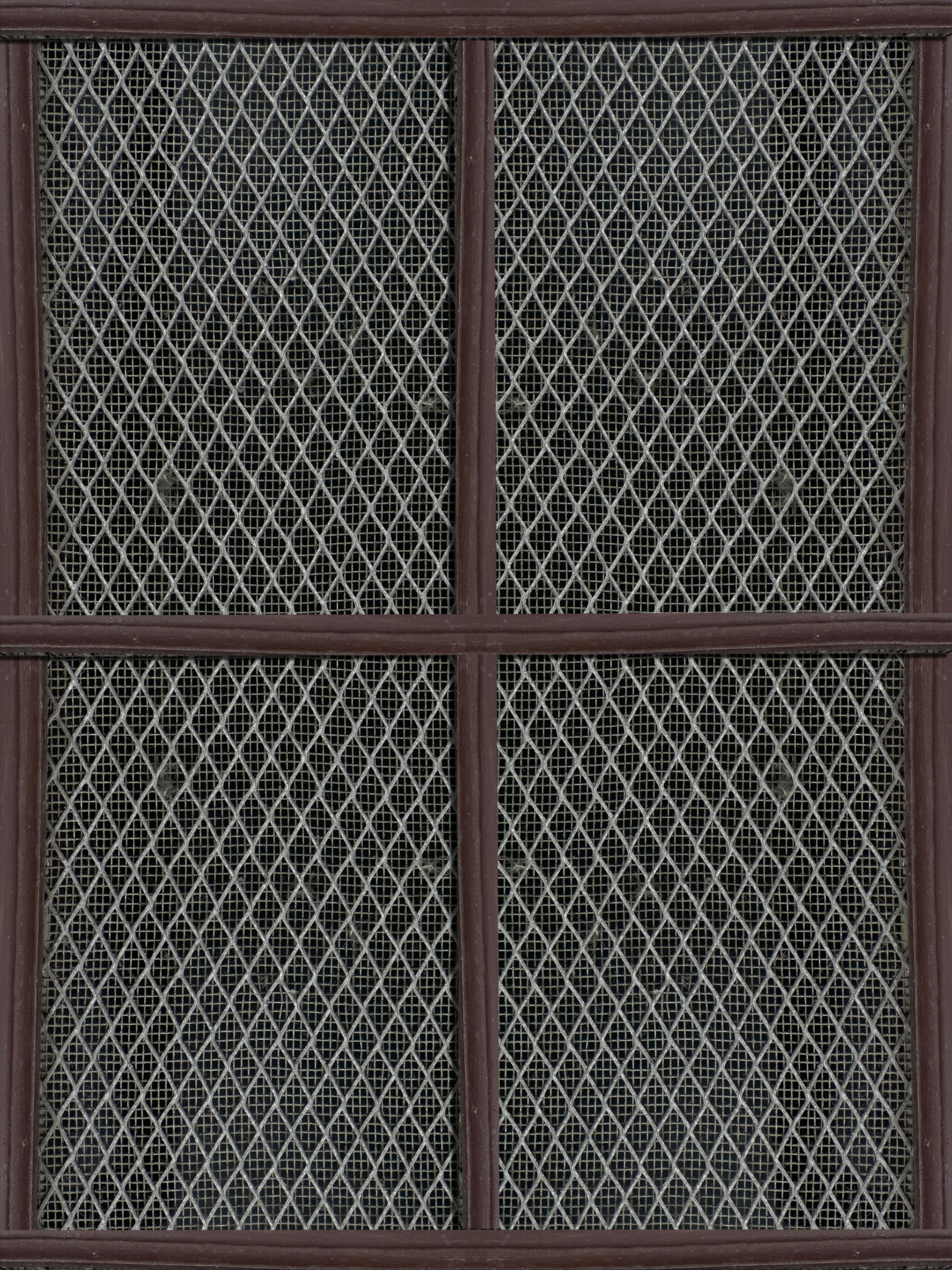Rhythmic Grids of Rust and Wire