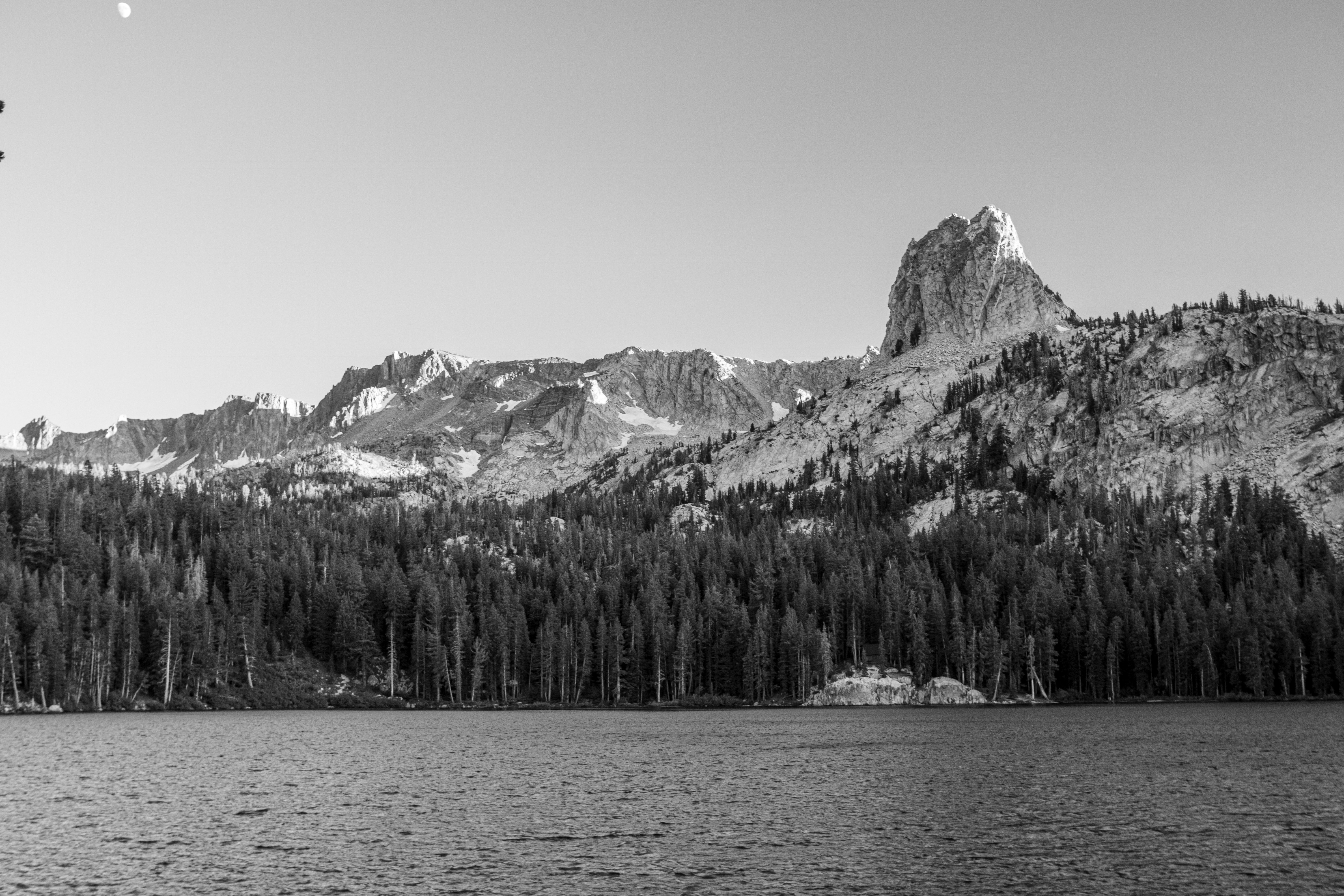 Sentinel Peak Rising Over a Quiet Mirror Lake