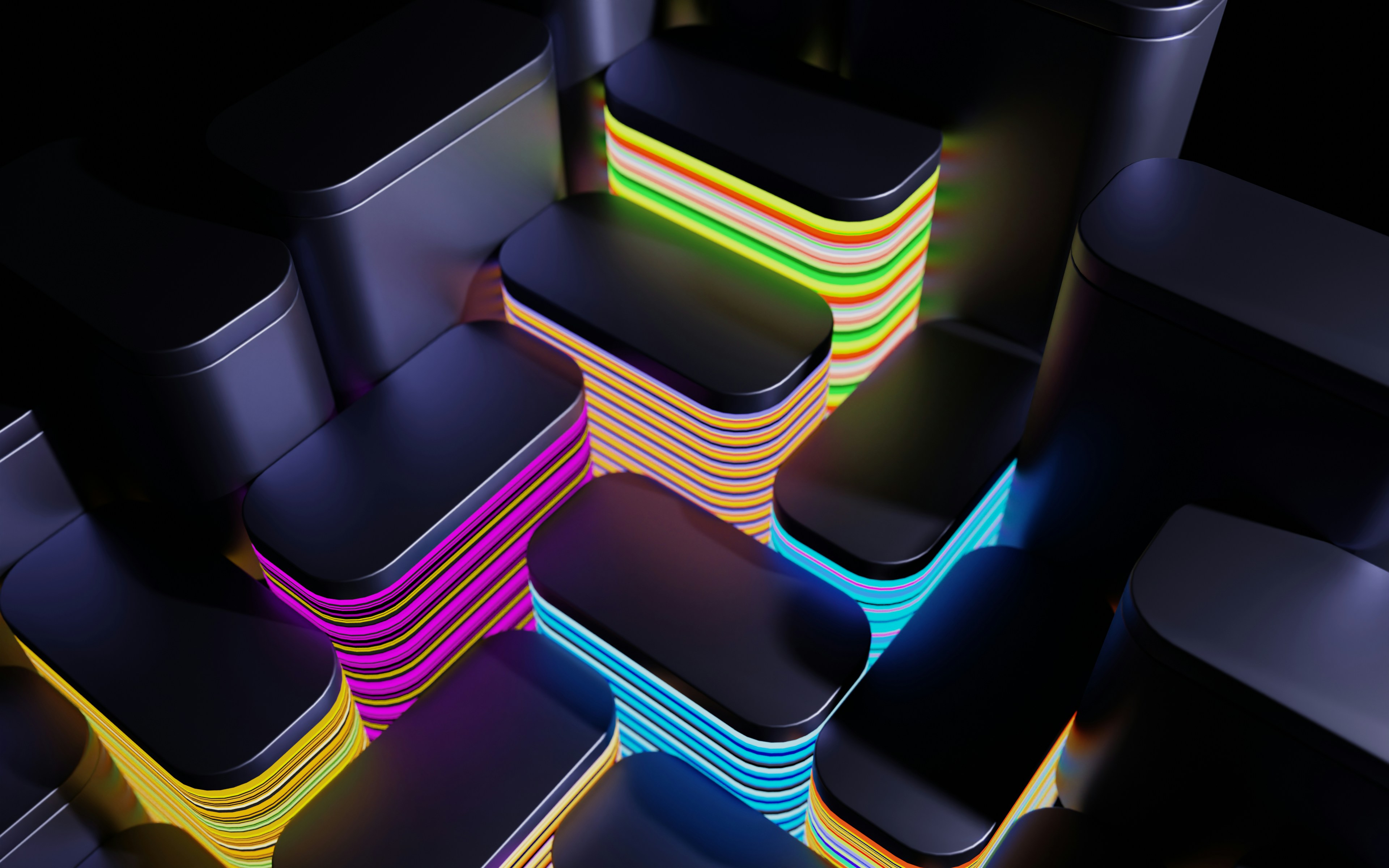 A computer keyboard with a bunch of colorful buttons on it photo – Free ...