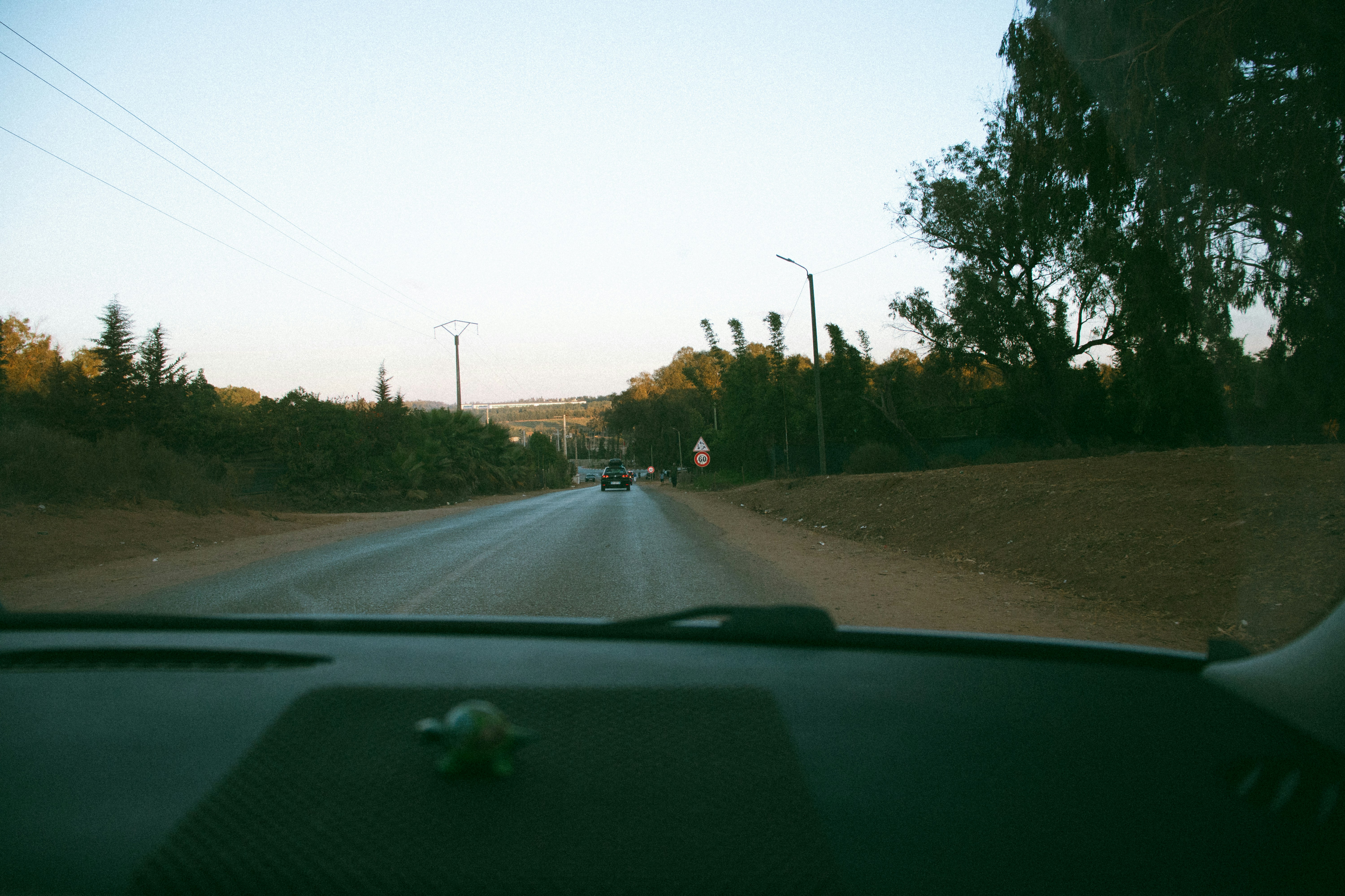 A view from inside a car of a road photo – Free Car Image on Unsplash
