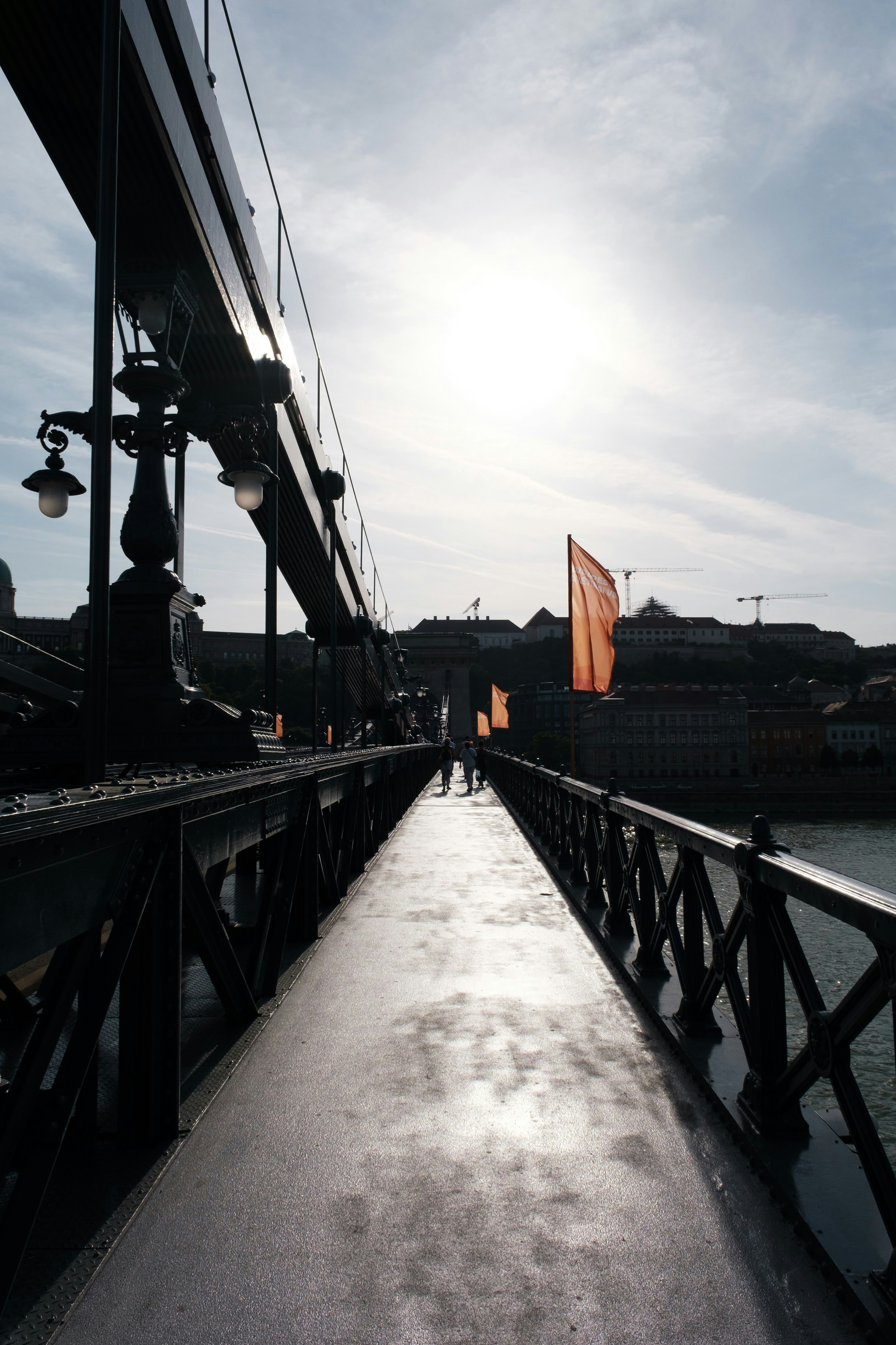 A bridge that is going over a body of water
